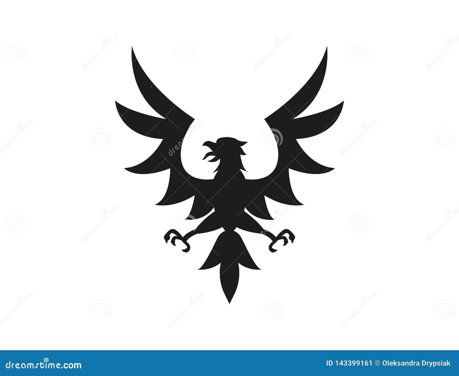 Eagle symbol or sign. stock vector. Illustration of design - 143399161