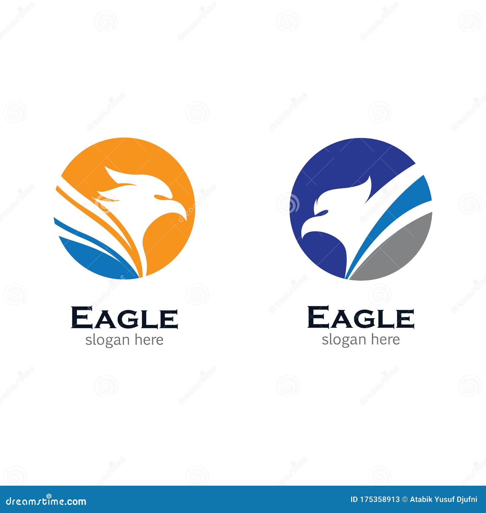 Eagle vector icon stock vector. Illustration of vector - 175358913