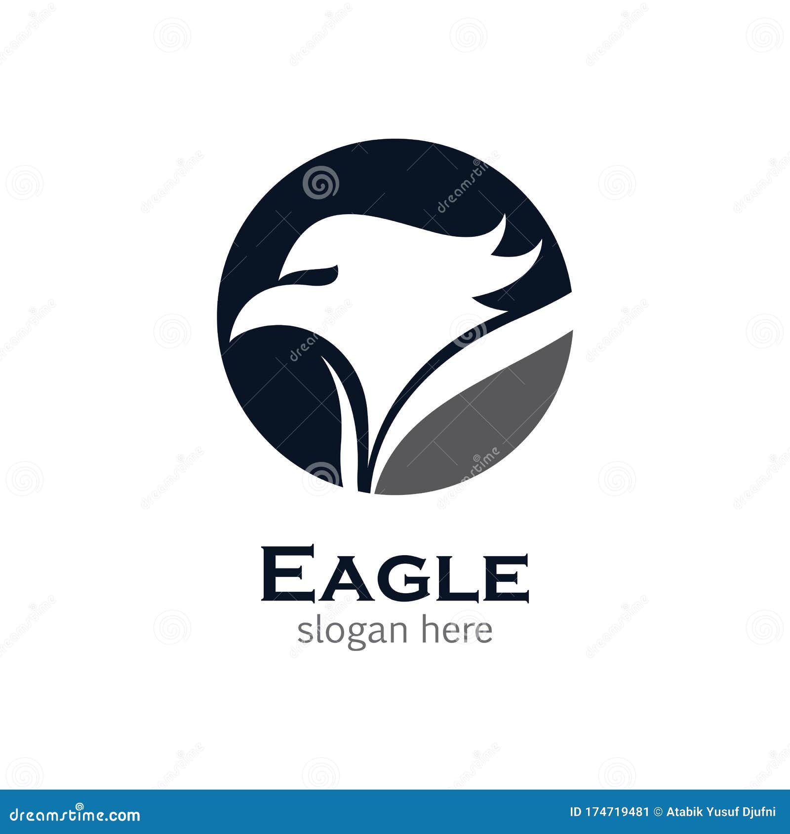 Eagle Vector Icon Illustration Stock Vector - Illustration of shield ...