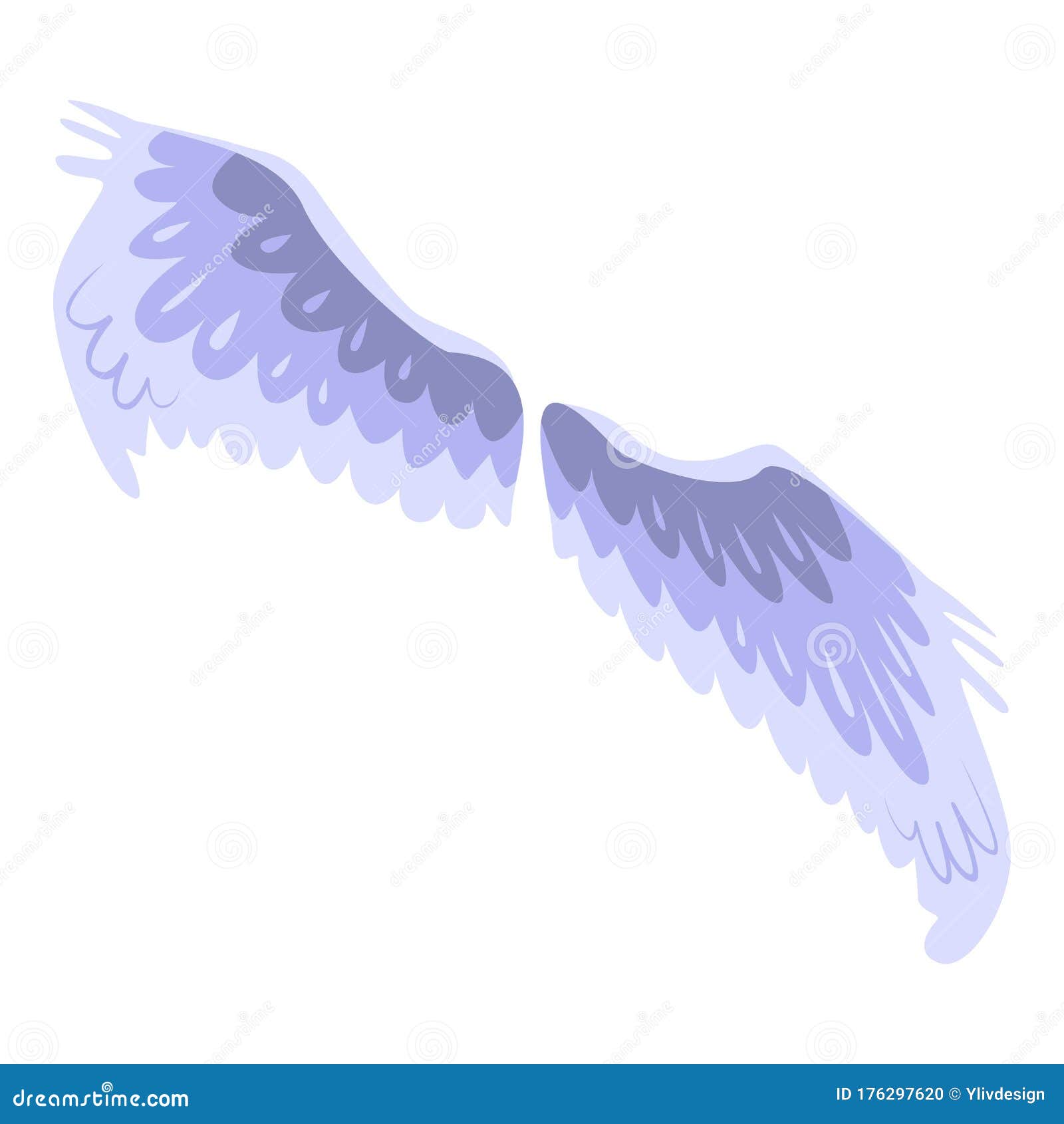 Eagle Wings Icon, Isometric Style Stock Vector - Illustration of ...