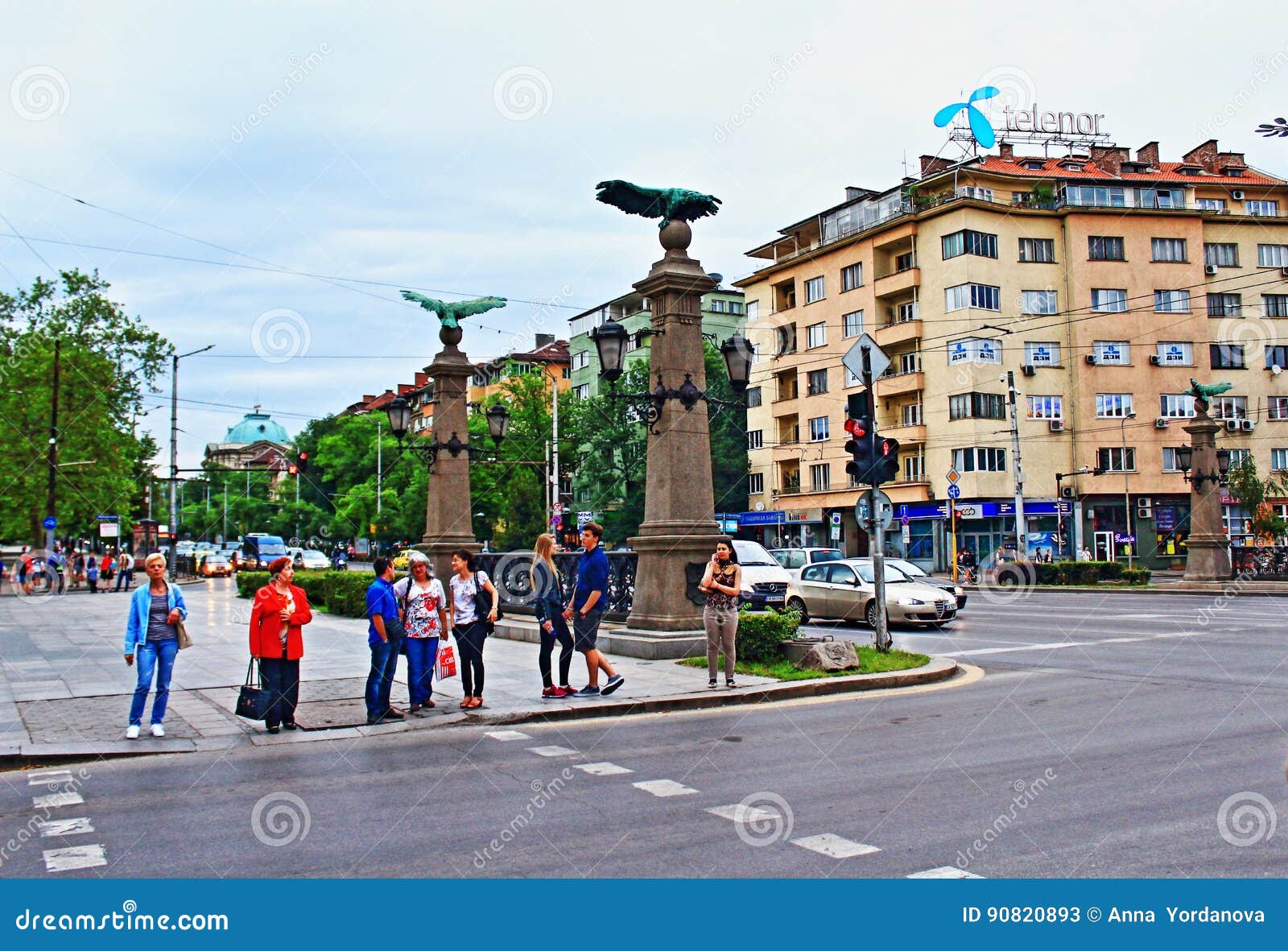 Eagles` Bridge Sofia Bulgaria Editorial Stock Photo - Image of bridge ...