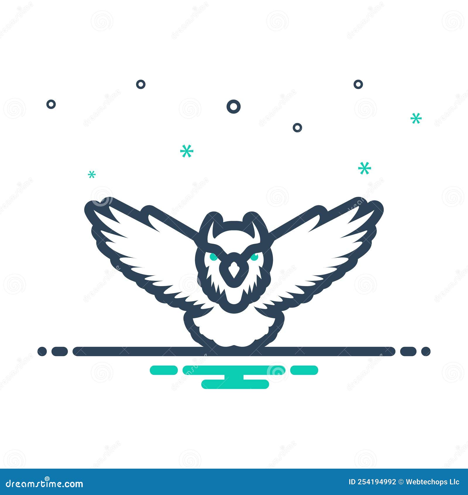 Mix Icon for Eagles, Predator and Falcon Stock Vector - Illustration of ...