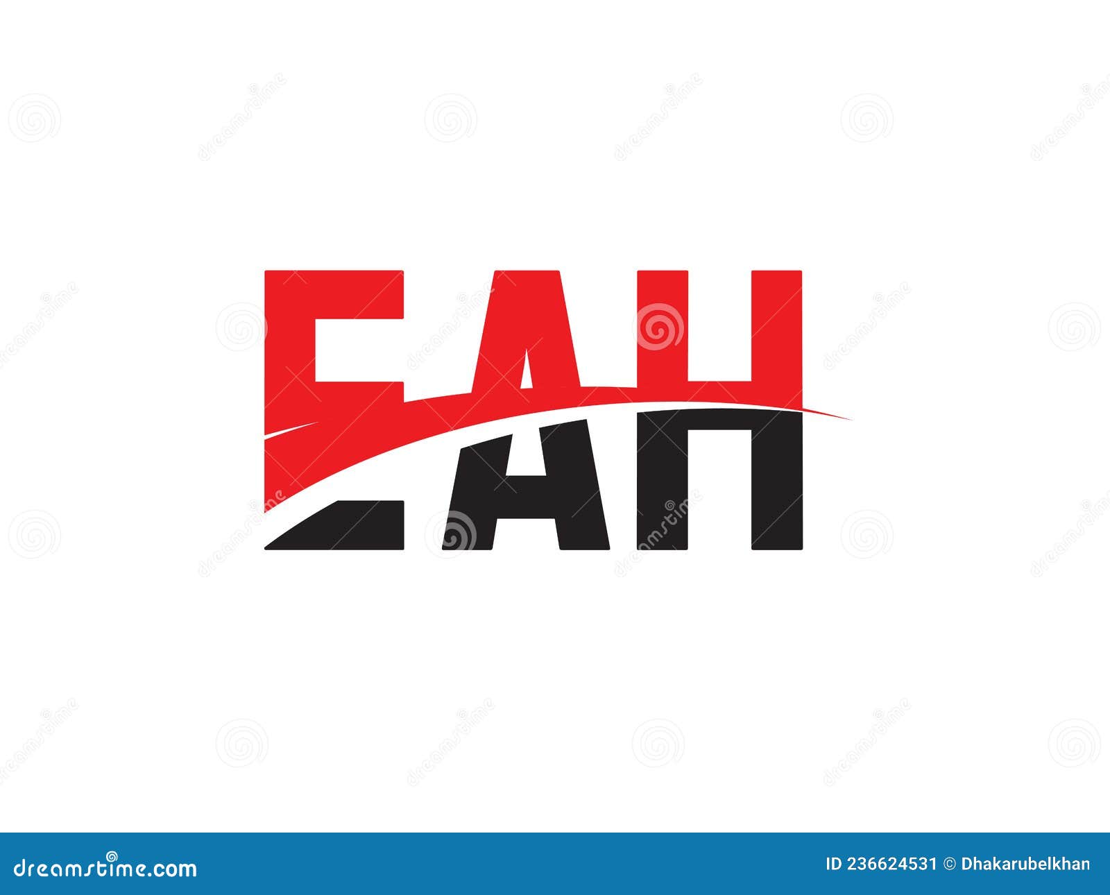 EAH Letter Initial Logo Design Vector Illustration Stock Vector ...