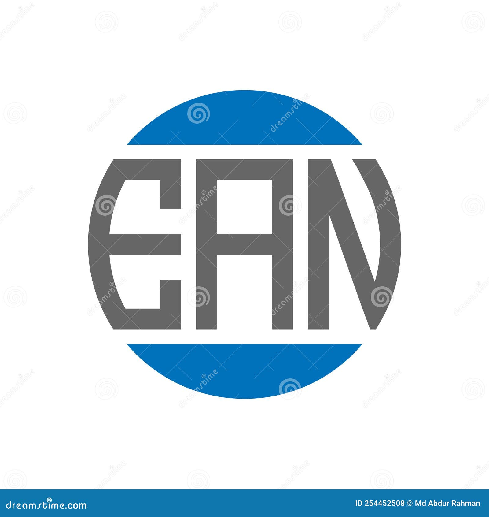 EAN Letter Logo Design on White Background. EAN Creative Initials ...