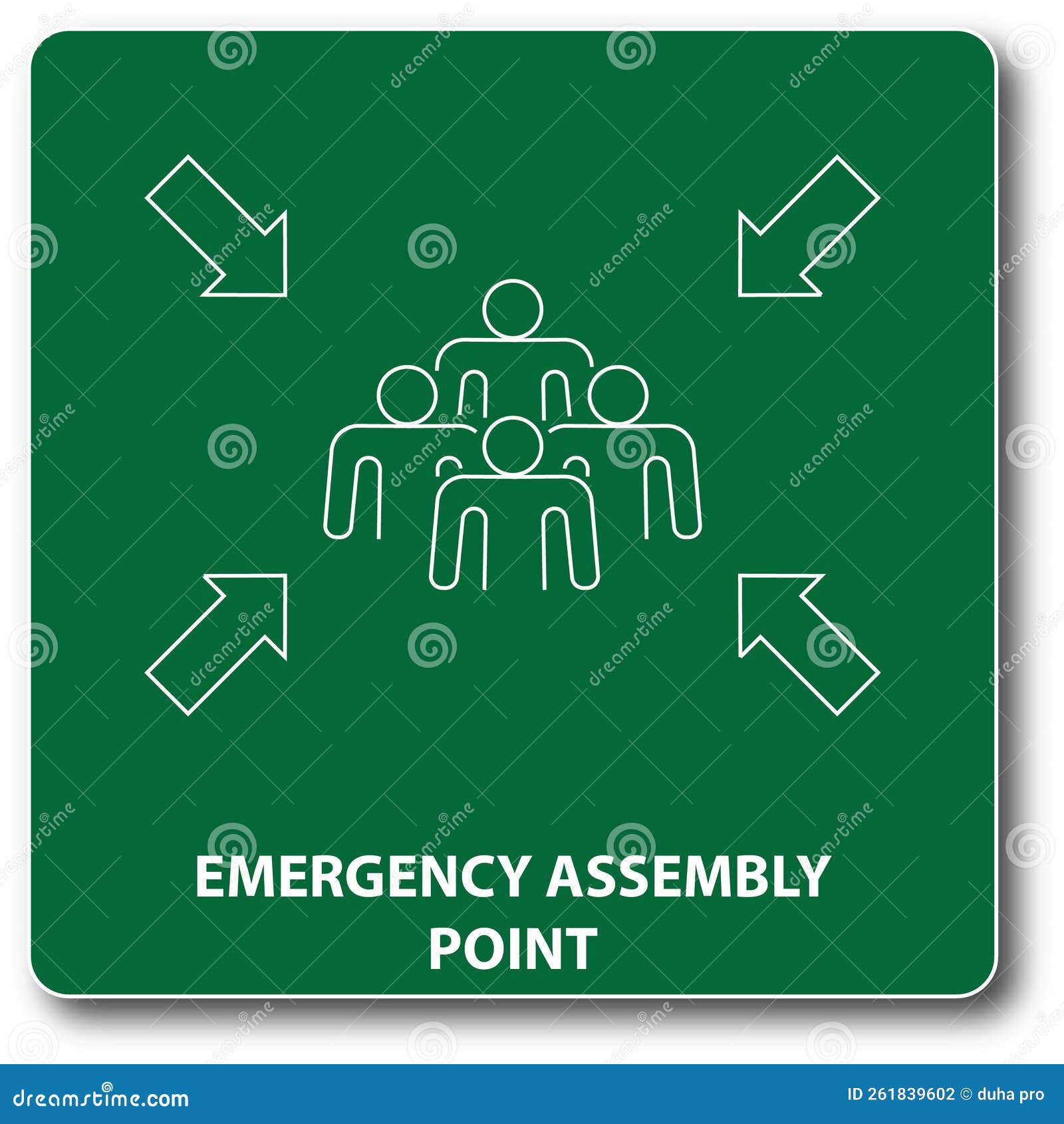 Sign Assembly Poin stock vector. Illustration of route - 261839602