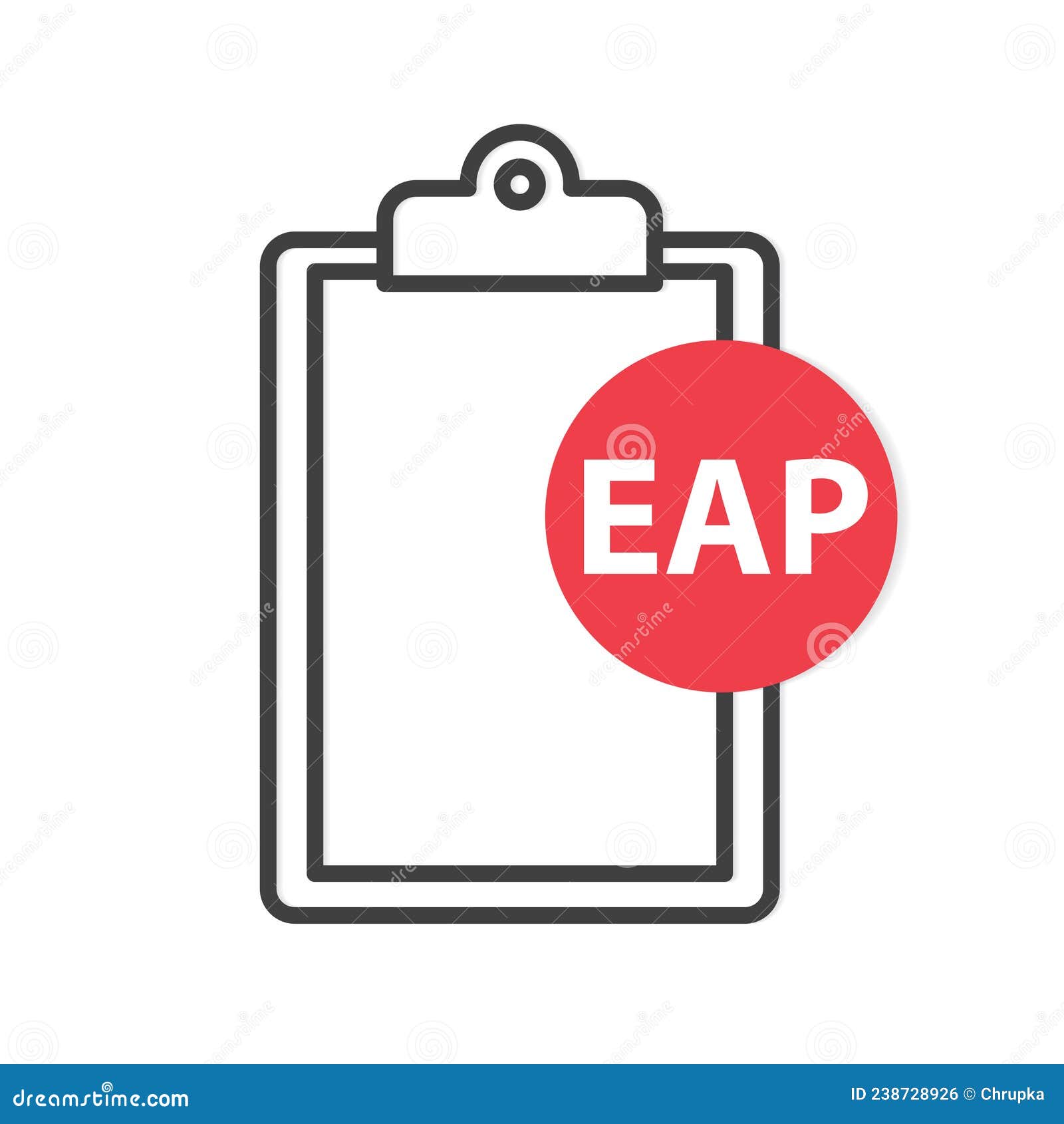 EAP Employee Assistance Program and Clipboard Icon Stock Vector ...