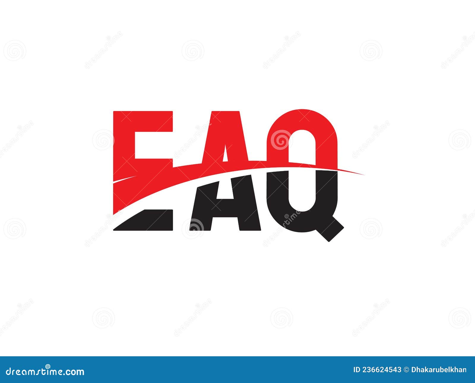 EAQ Letter Initial Logo Design Vector Illustration Stock Vector ...