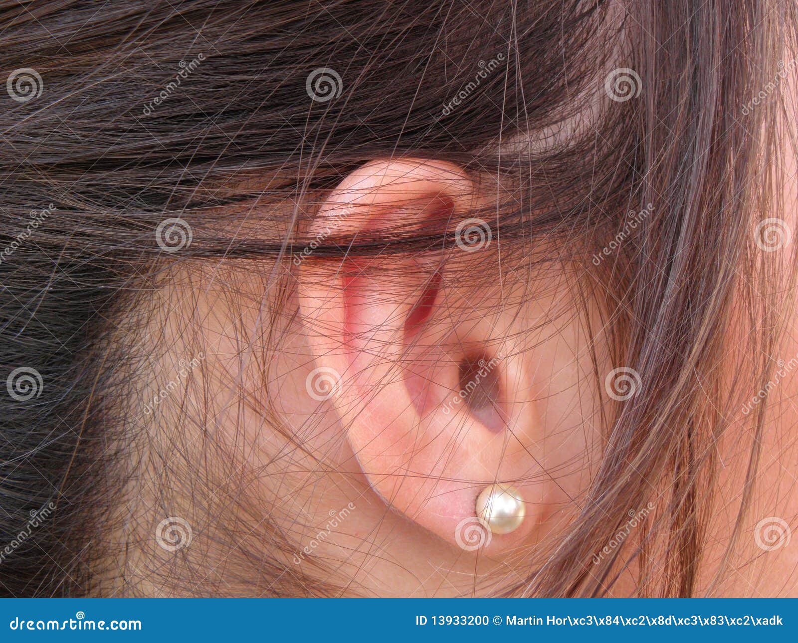 EAR stock photo. Image of macro, listening, earring, earlobe - 13933200