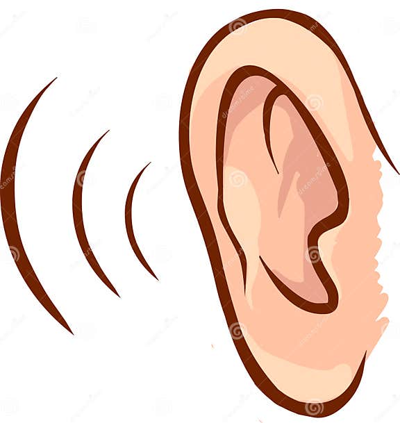 Ear stock vector. Illustration of hearing, listen, object - 37744881