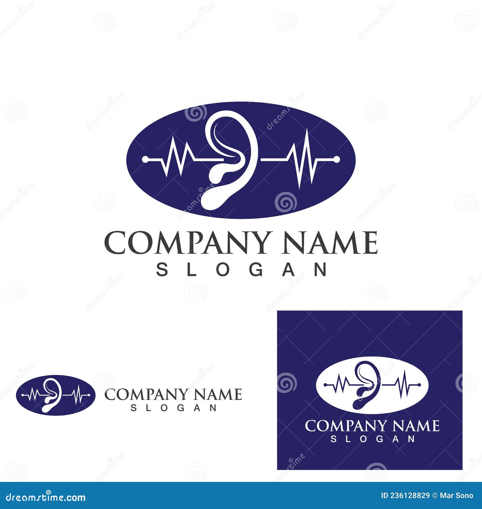 Ear Care Logo and Symbol Vector Stock Vector - Illustration of head ...