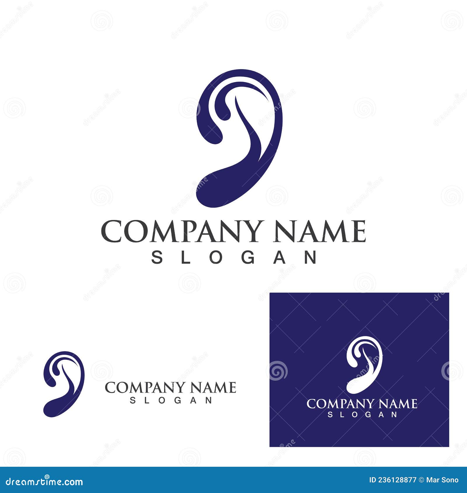 Ear Care Logo and Symbol Vector Stock Vector - Illustration of animal ...