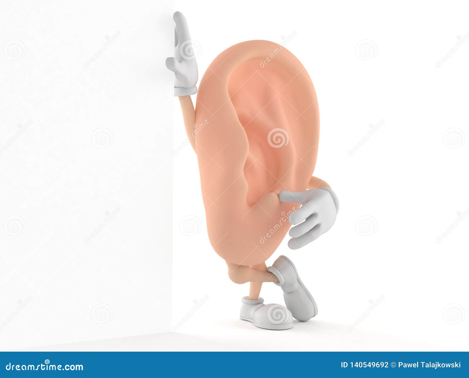 Ear character stock illustration. Illustration of laryngorrhagia ...