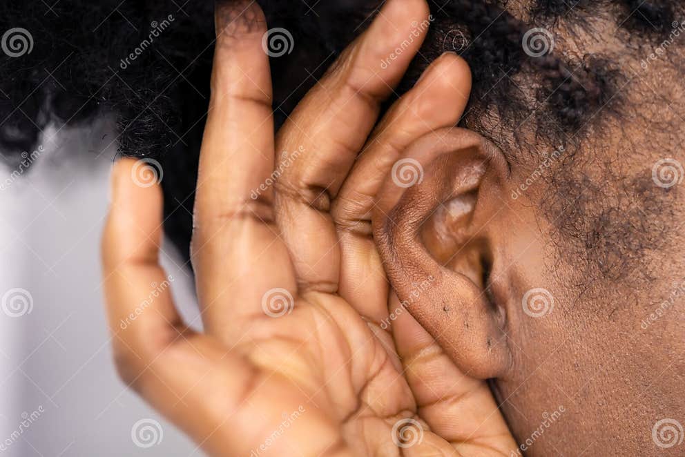 Ear Damage and Hear Problems, Damage Aid Stock Image - Image of noise ...