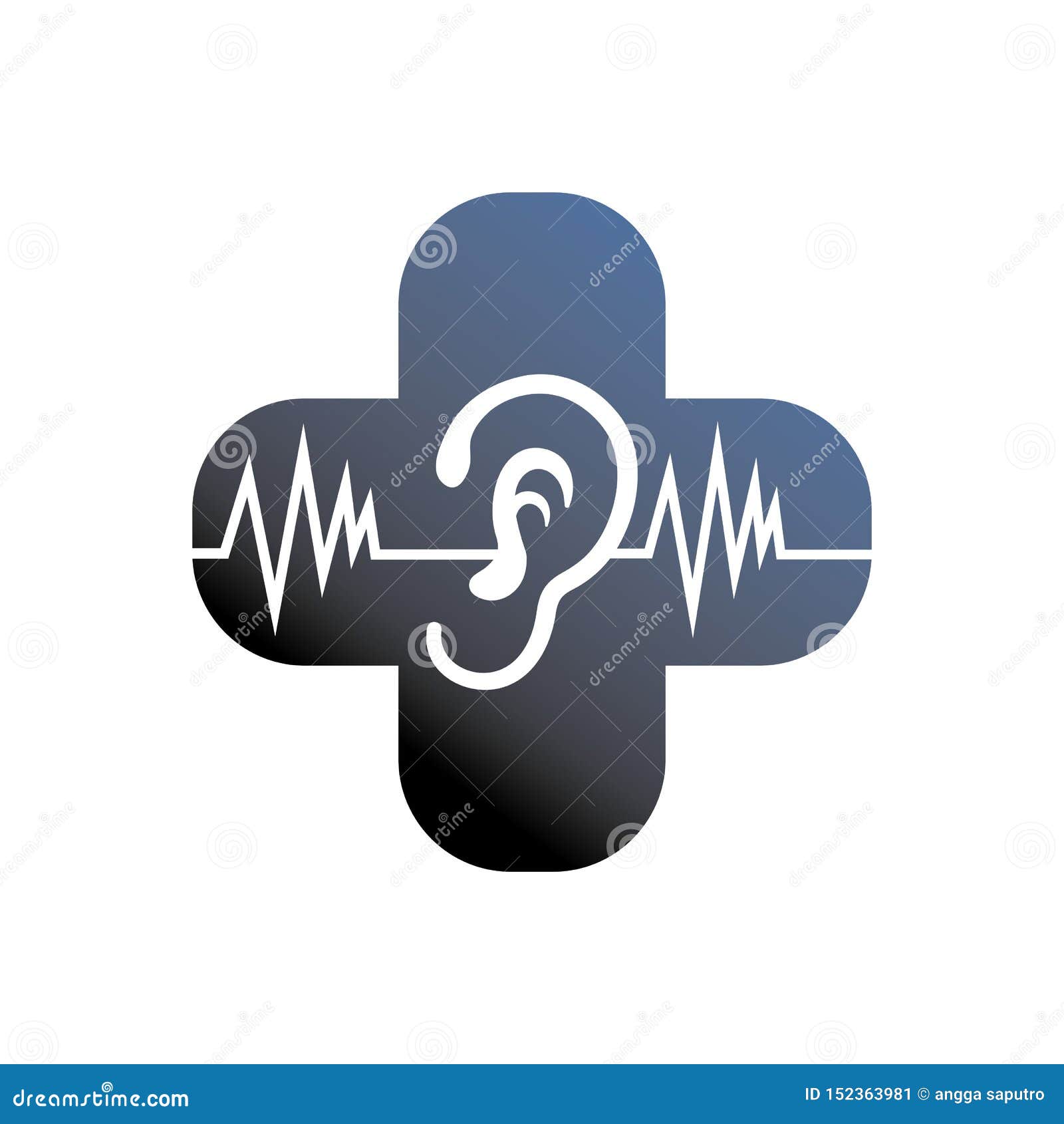 Ear and Diagnose Health Logo Desain and Vector Stock Vector ... Ear and Diagnose Health Logo Desain and Vector Stock Vector ...