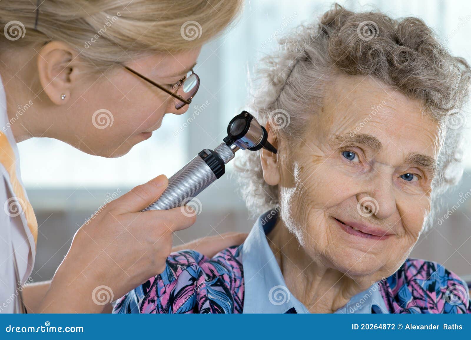 Ear exam stock photo. Image of otolaryngologist, equipment - 20264872