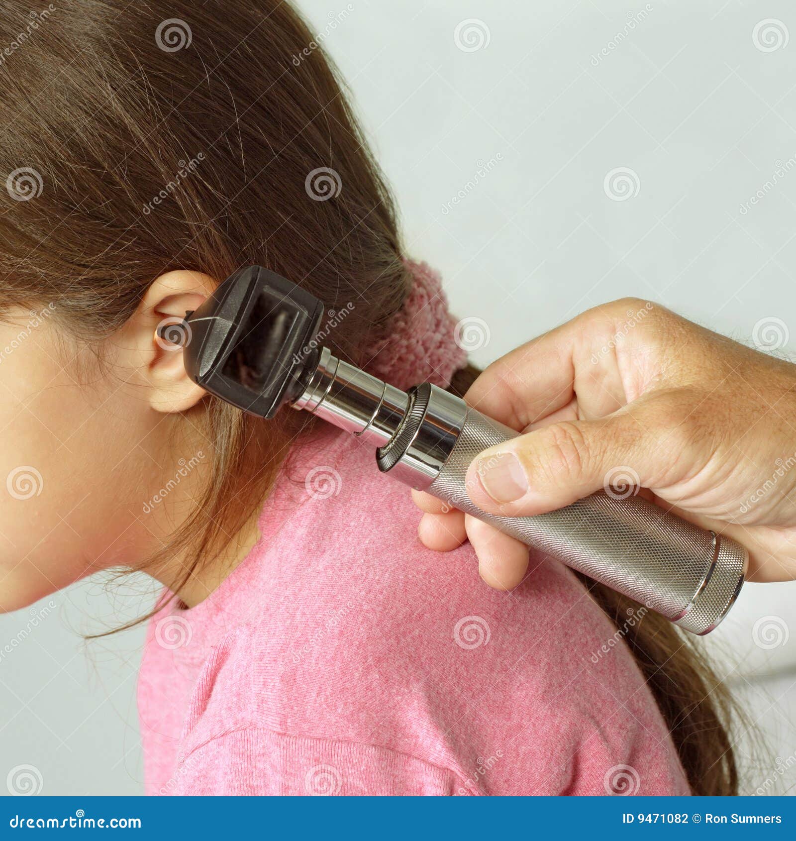 Ear examination stock photo. Image of care, caucasian - 9471082