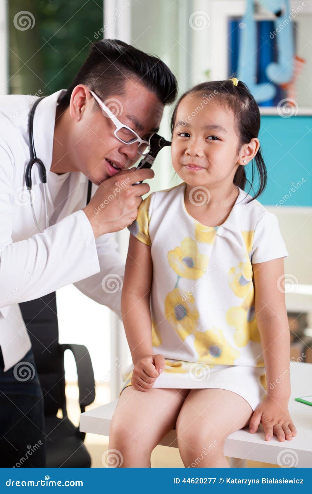 Ear Examination at Pediatrician S Office Stock Image - Image of health ...