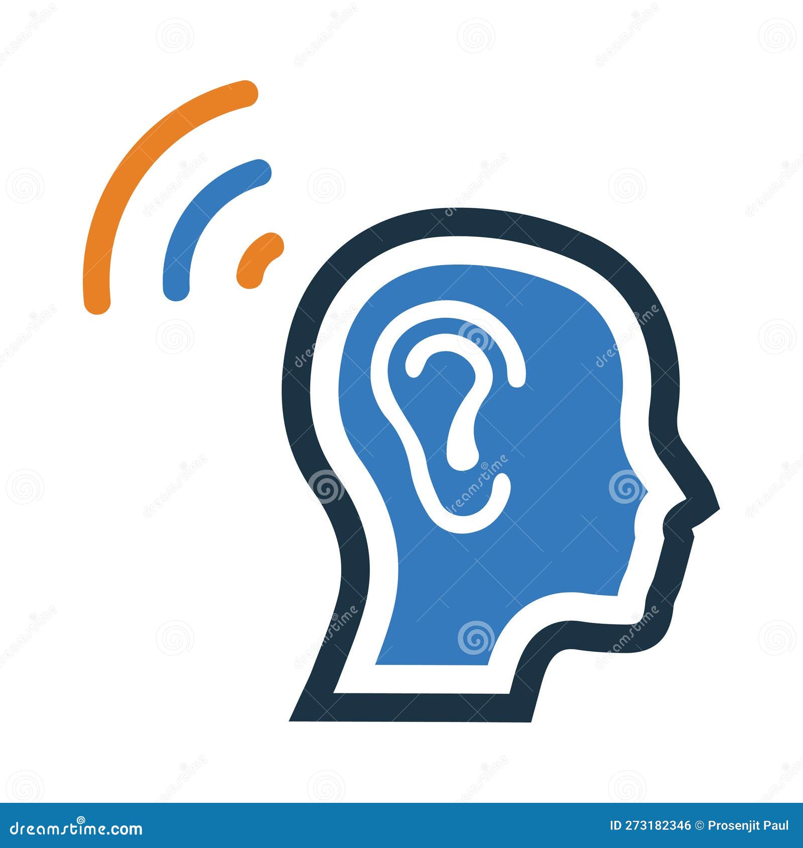 Ear, Head, Audiology, Human Audiology Icon Stock Vector - Illustration ...