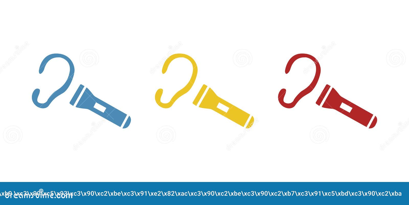 Ear Health Check Icon, Vector Illustration Stock Vector - Illustration ...