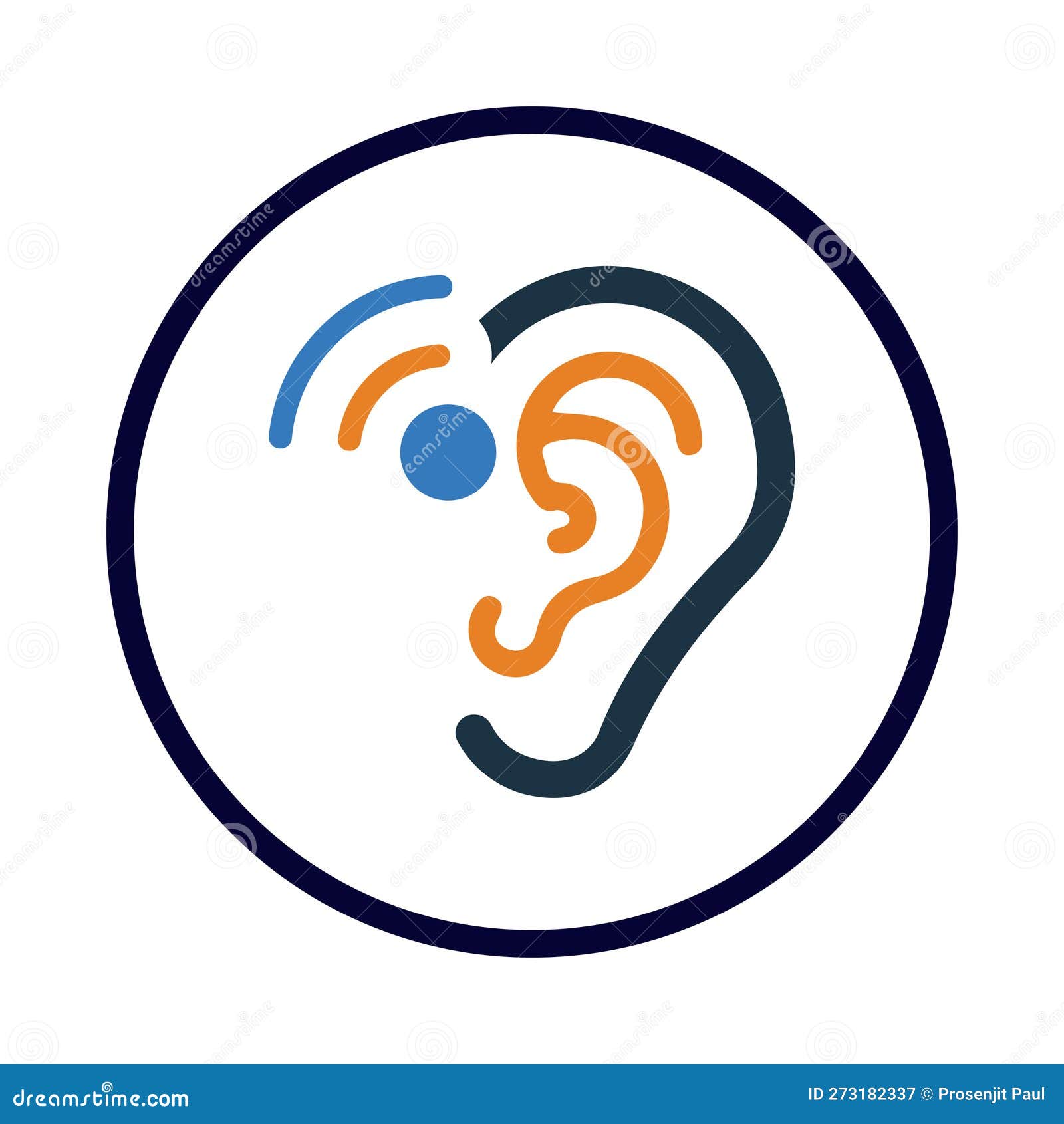 Ear, Hear, Audiology, Ear Audiology Icon Stock Vector - Illustration of ...