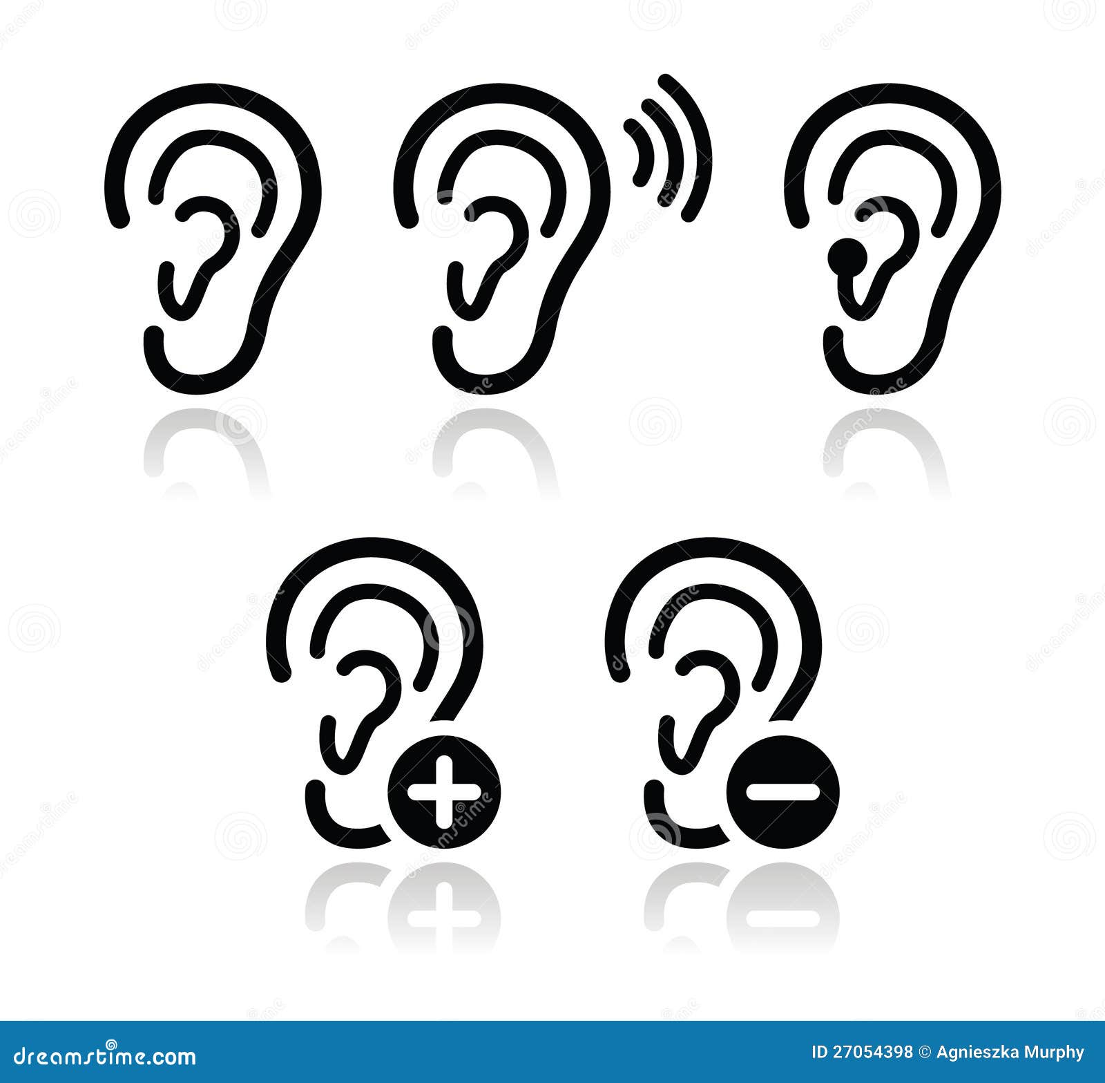 Hearing Problem Deaf Man Ear Dysfunction Treatment Cartoon Vector ...