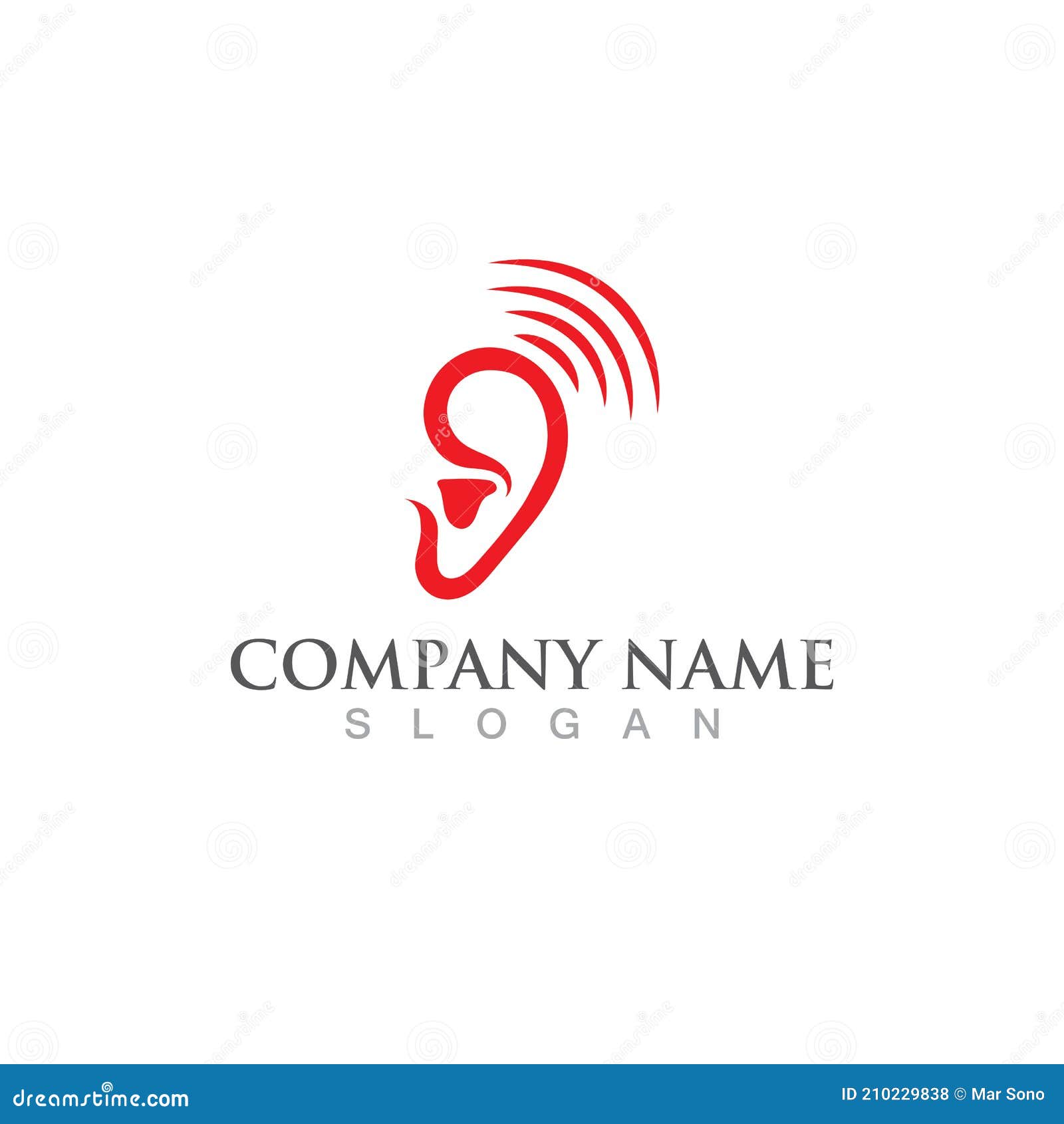Ear Logo and Symbol Vector Image Stock Vector - Illustration of design ...