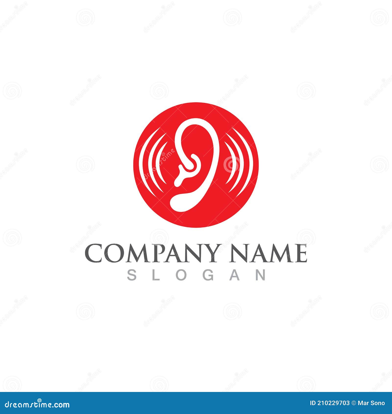 Ear Logo and Symbol Vector Image Stock Vector - Illustration of deaf ...