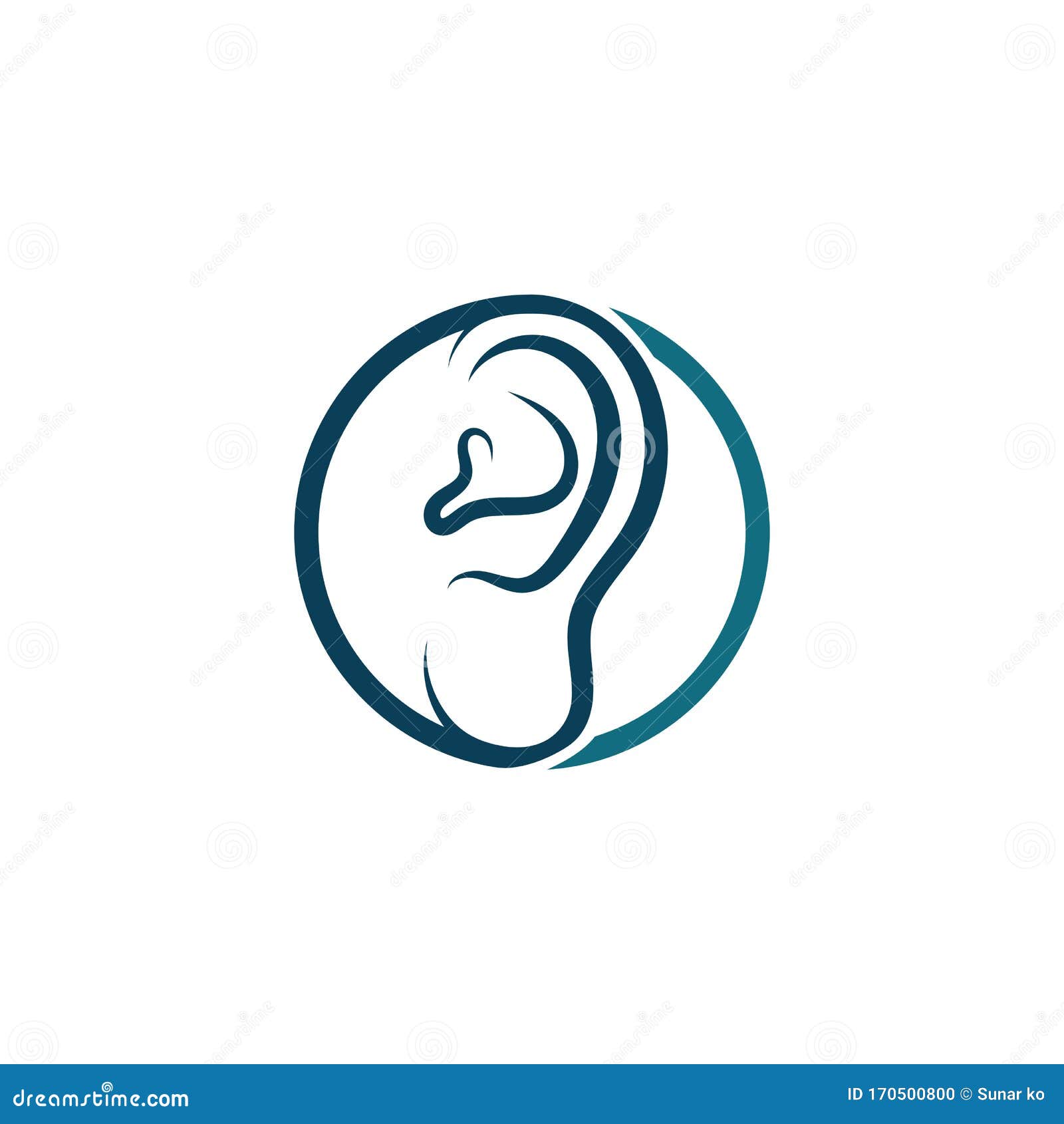 Ear Logo and Symbols Vector App Icons Stock Vector - Illustration of ...