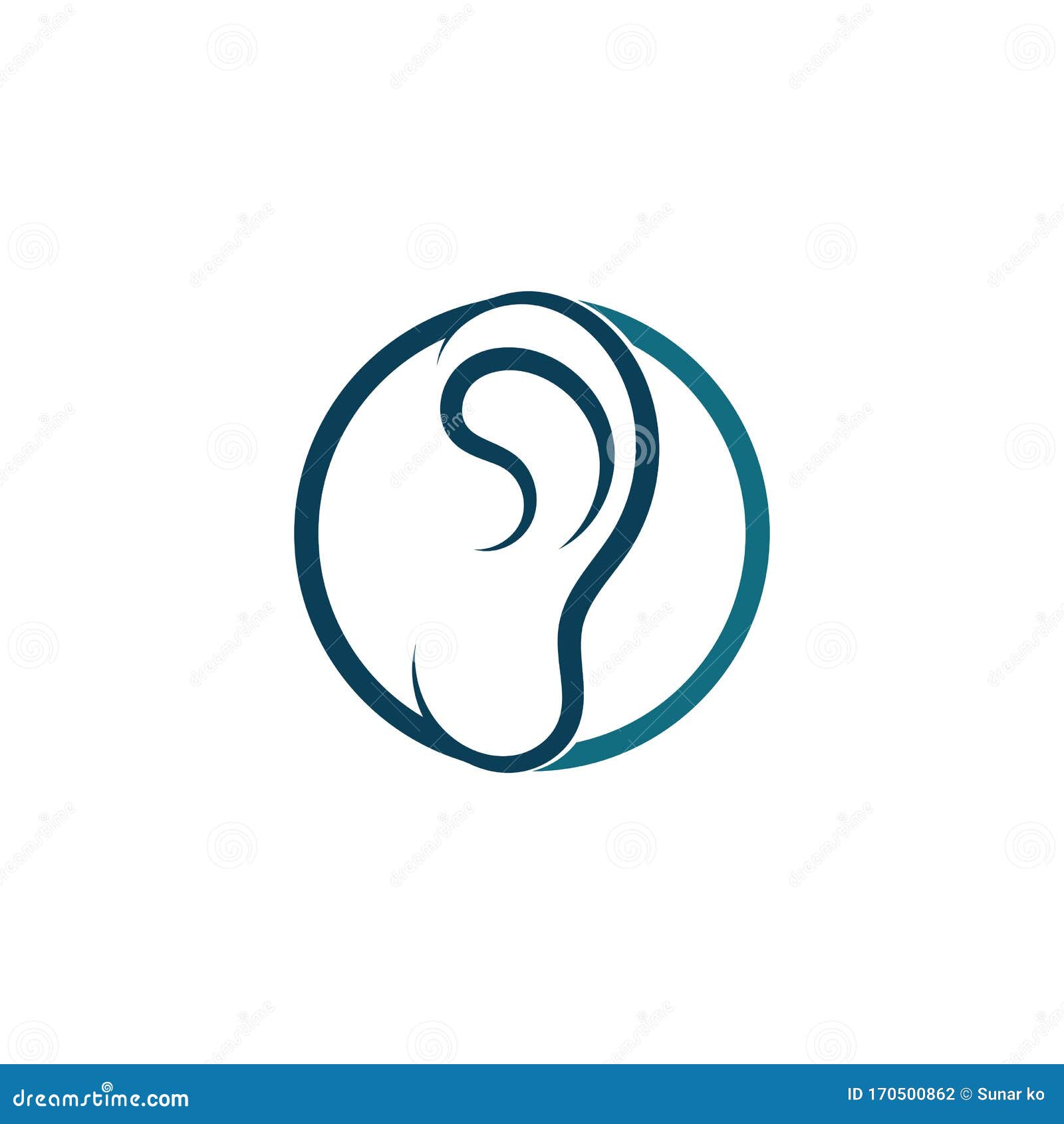 Ear Logo and Symbols Vector App Icons Stock Vector - Illustration of ...