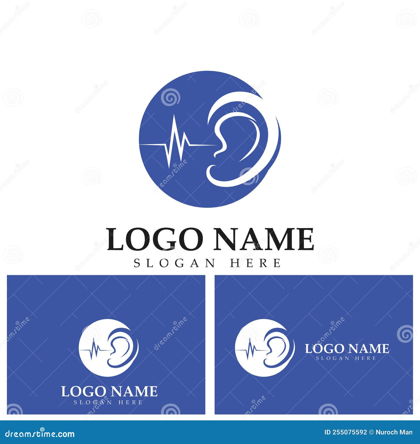 Ear Logo Template Vector Icon. Stock Vector - Illustration of symbol ...