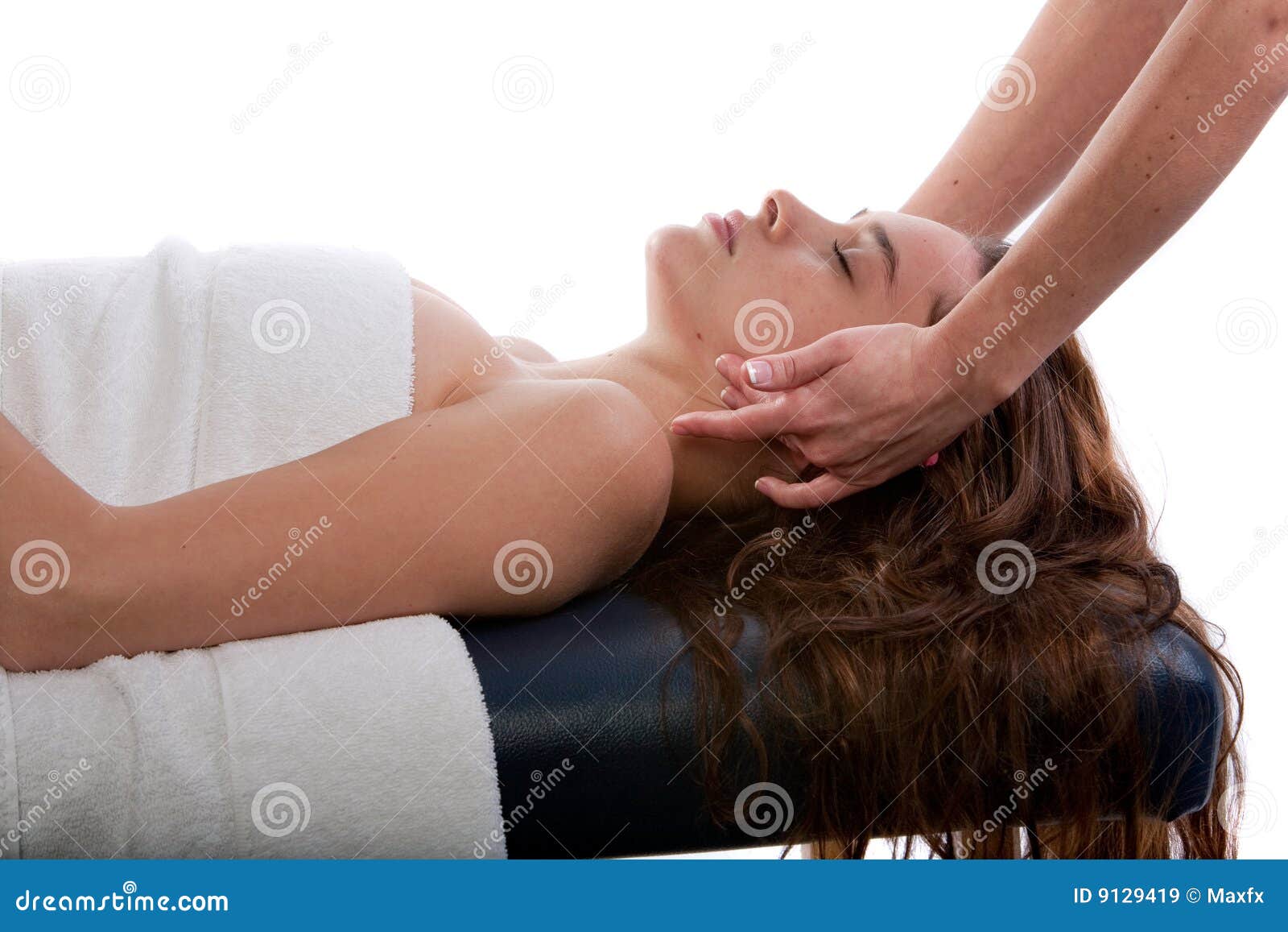 Ear massage stock image. Image of masseur, therapist, therapeutic - 9129419