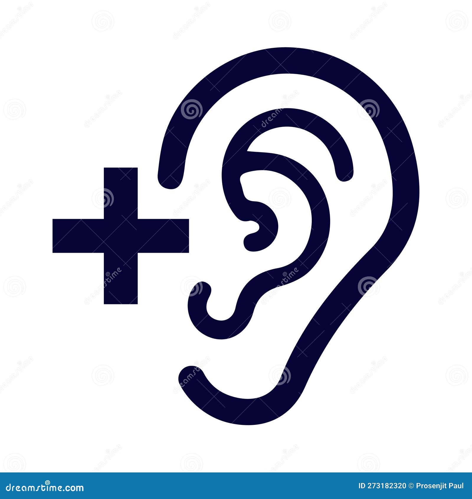 Ear, Medical, Plus, Audiology, Ear Audiology Icon Stock Vector ...