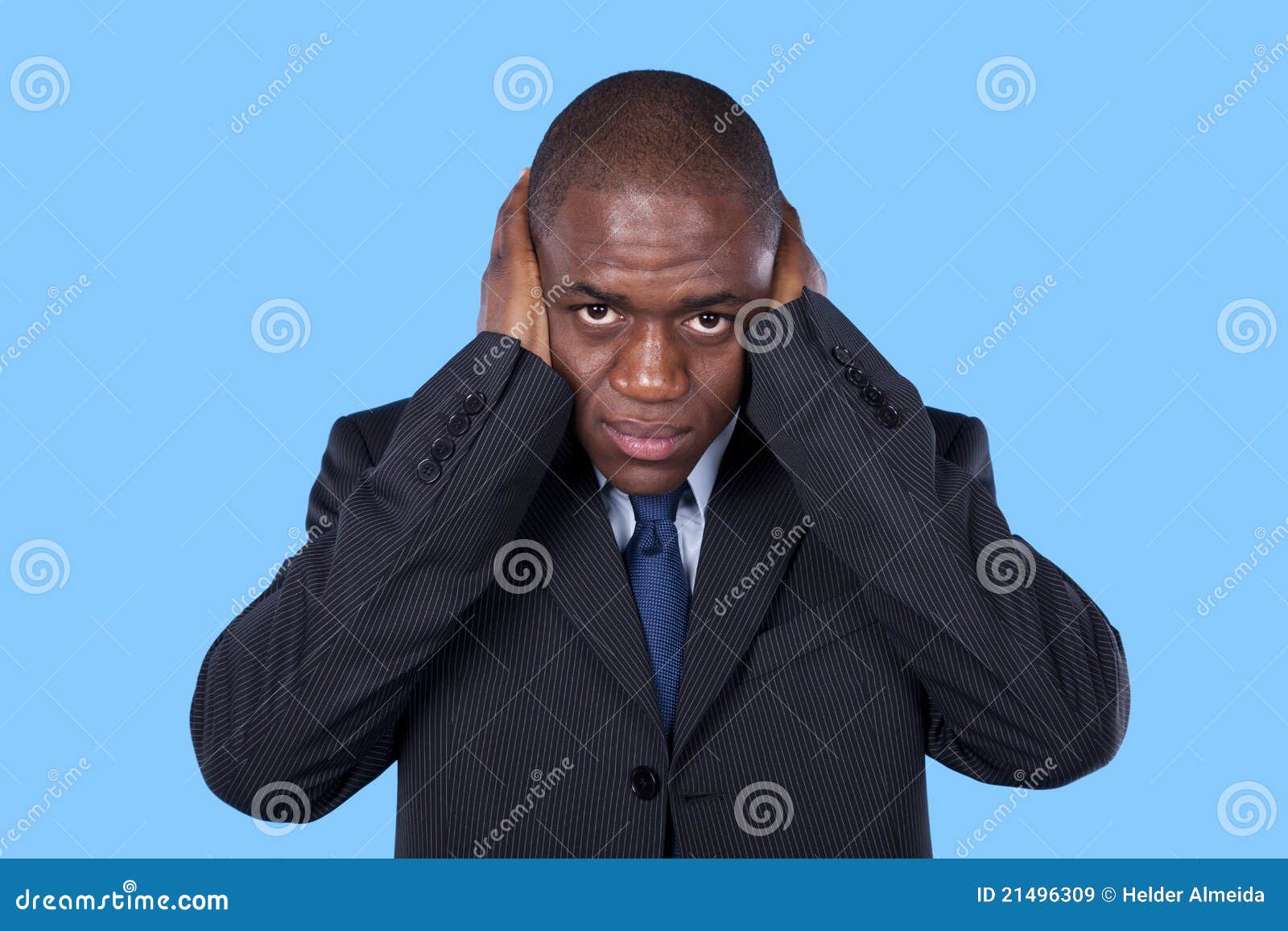 Ear no Evil stock image. Image of black, ears, professional - 21496309