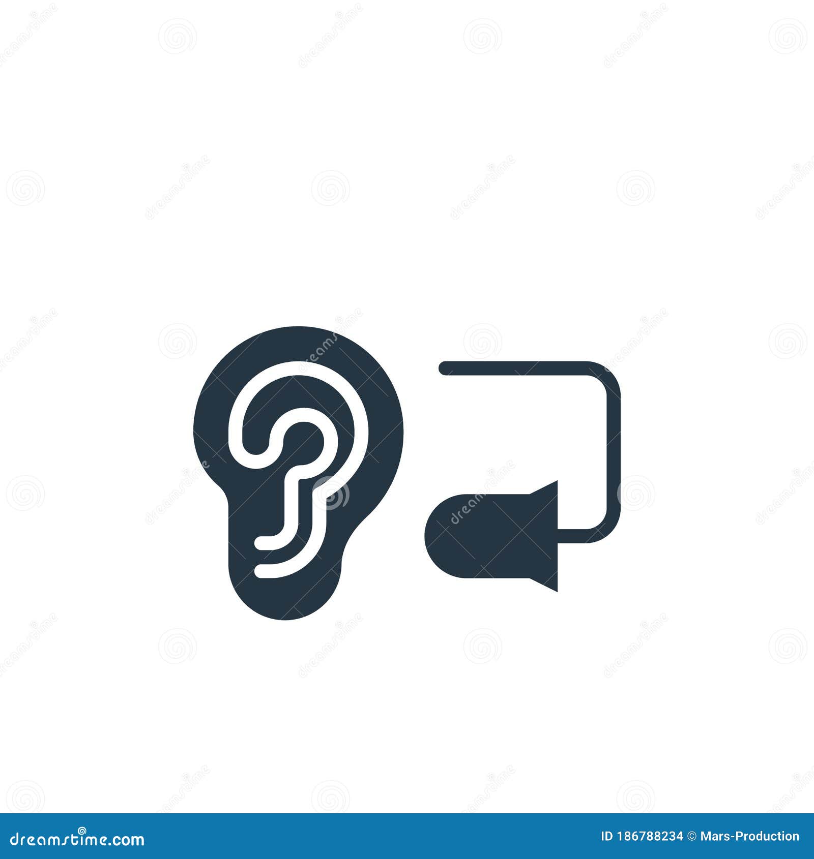 Ear Plug Vector Icon. Ear Plug Editable Stroke. Ear Plug Linear Symbol ...