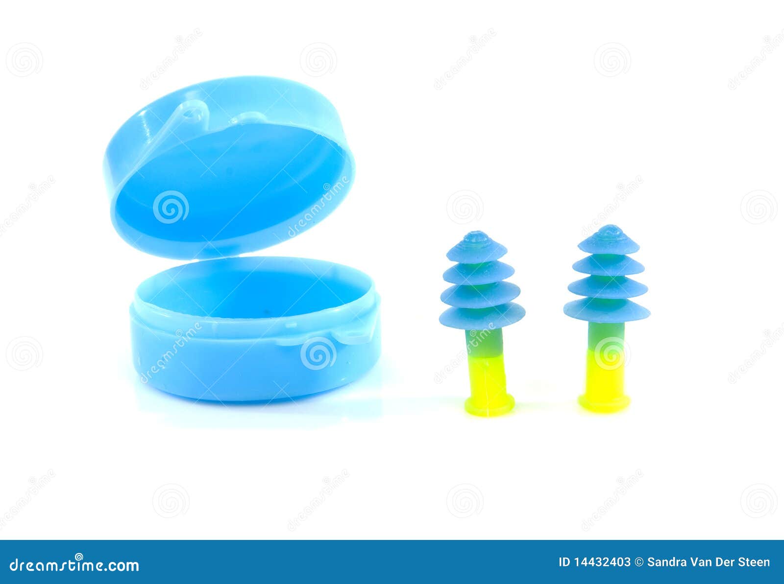 Ear Plugs And Box Stock Photos - Image: 14432403
