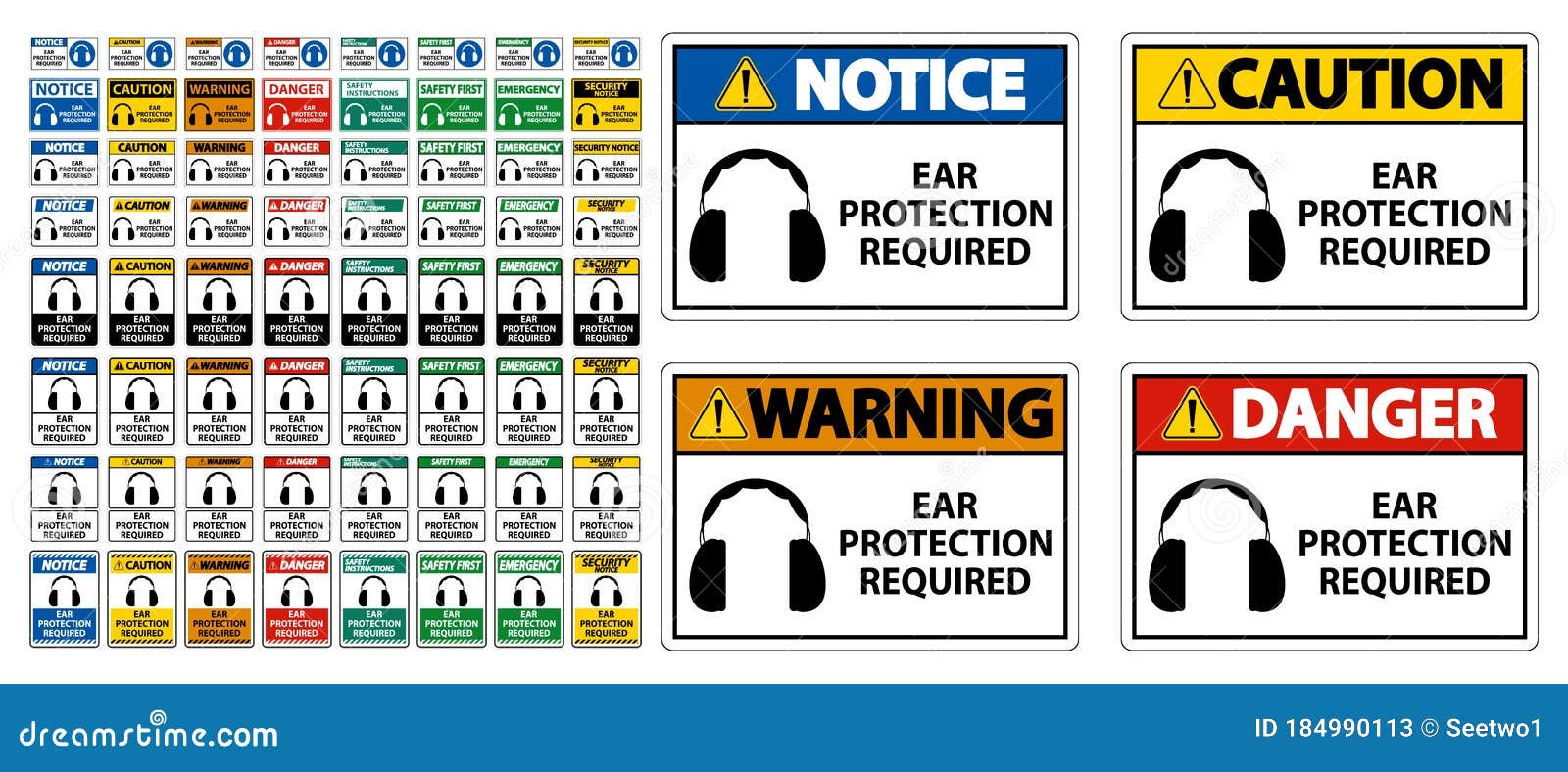 Ear Protection Required Symbol Sign Isolate on Transparent Background ...