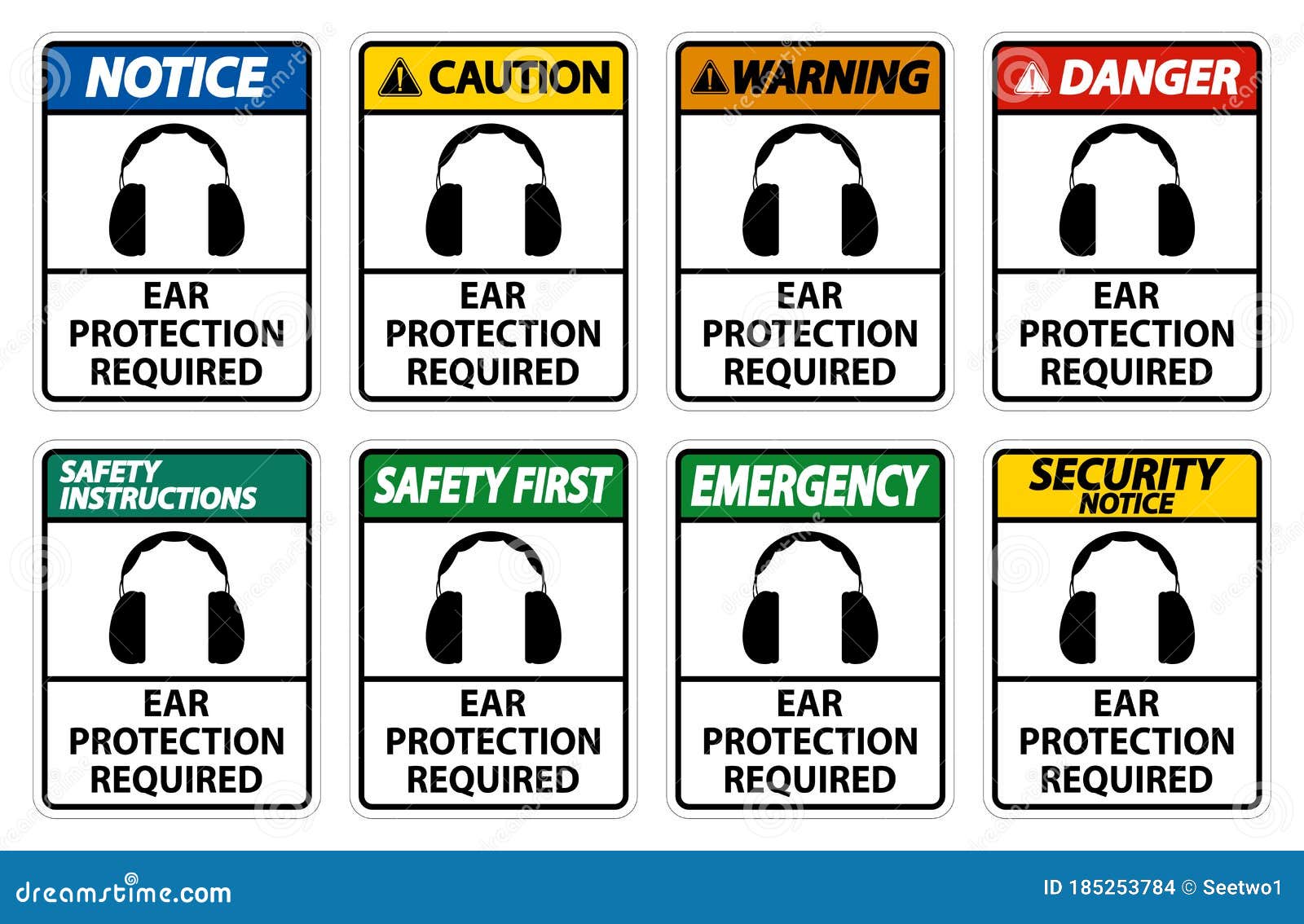 Ear Protection Required Symbol Sign Isolate on Transparent Background ...