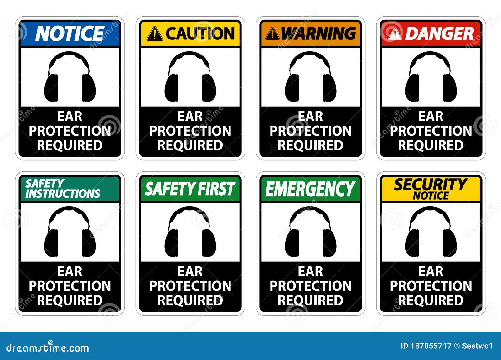 Ear Protection Required Symbol Sign Isolate on Transparent Background ...