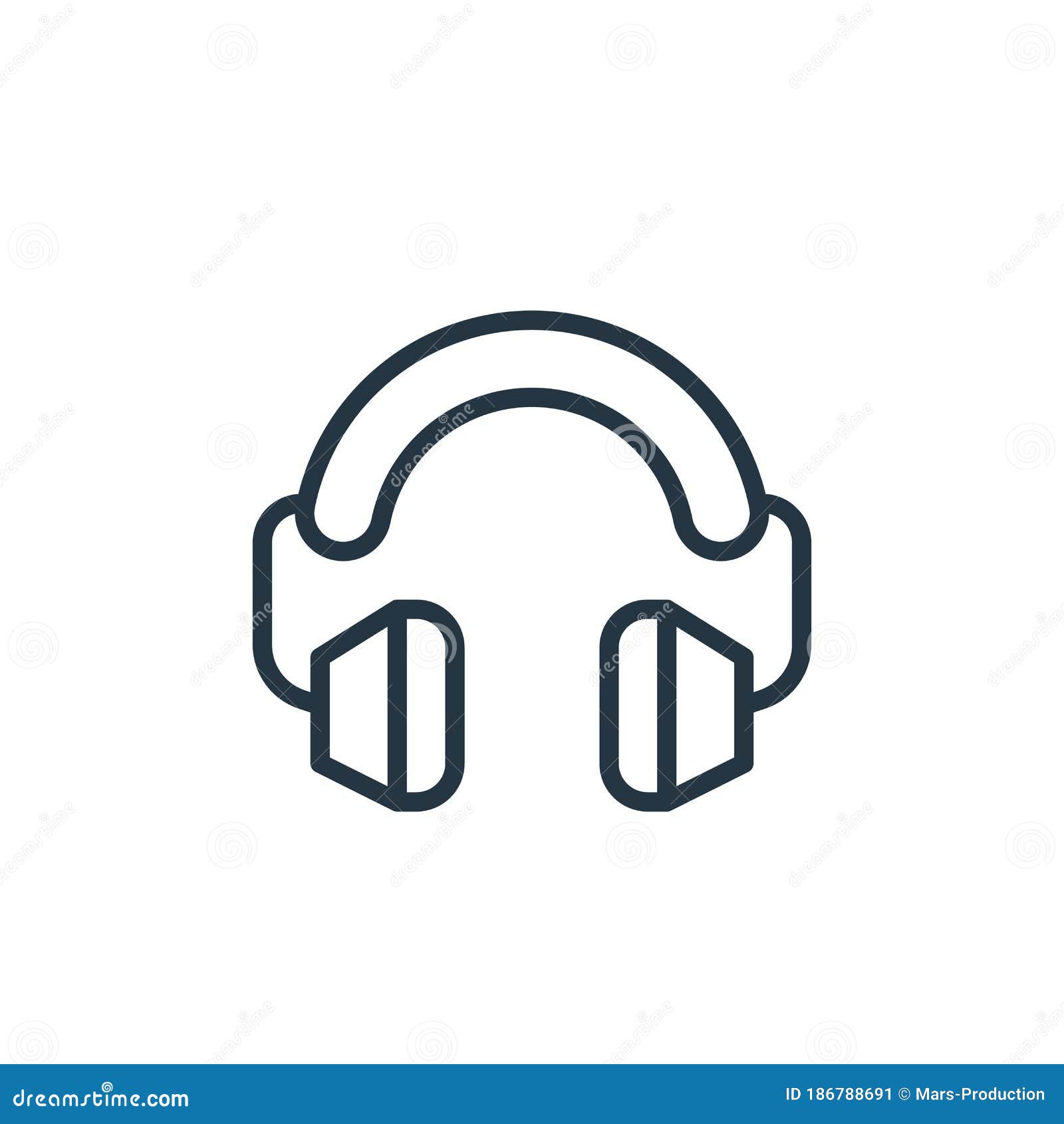 Ear Protection Vector Icon. Ear Protection Editable Stroke Stock Vector ...