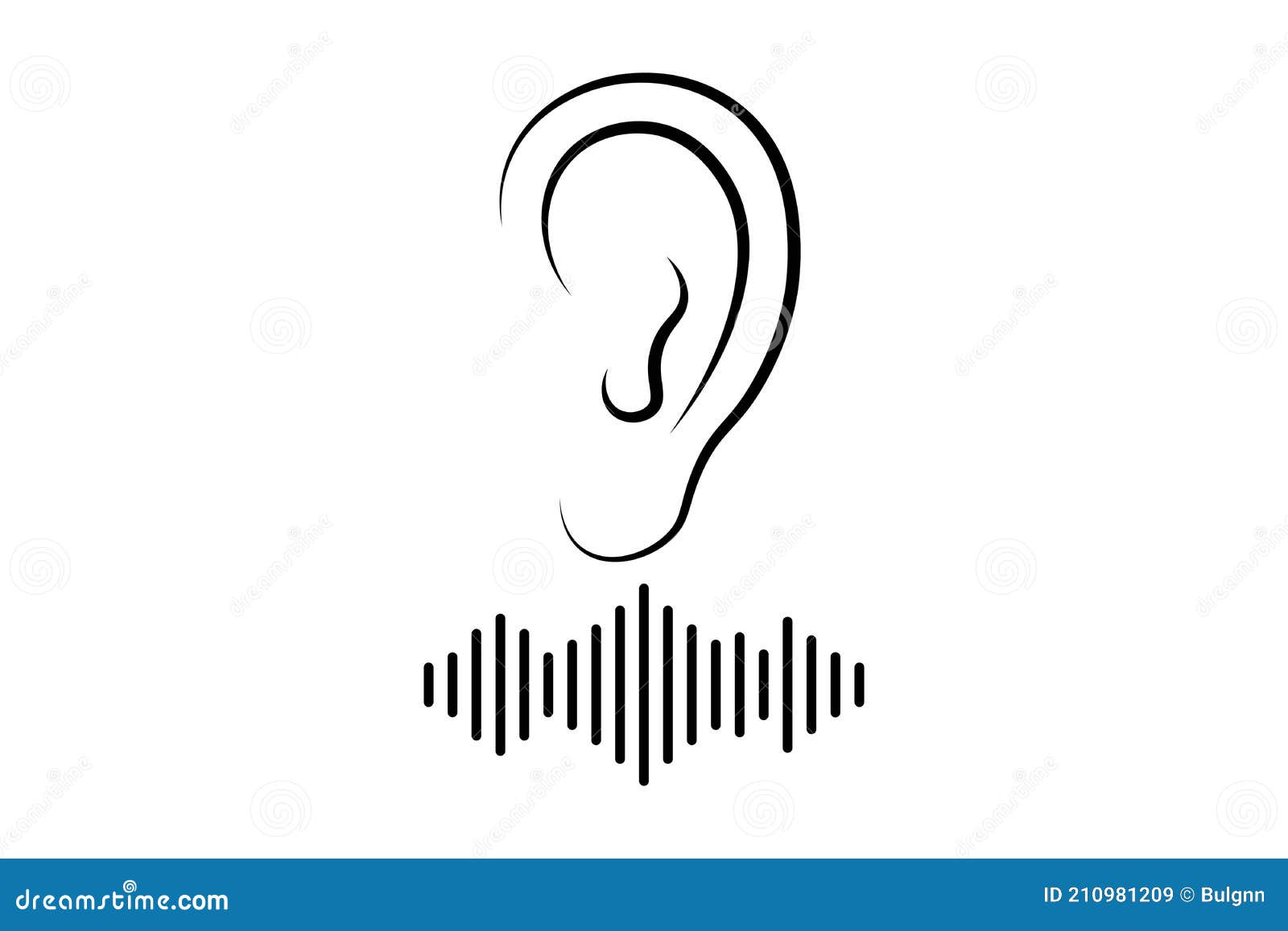 Ear. Simple Icon. Flat Style Element for Graphic Design. Vector EPS10 ...
