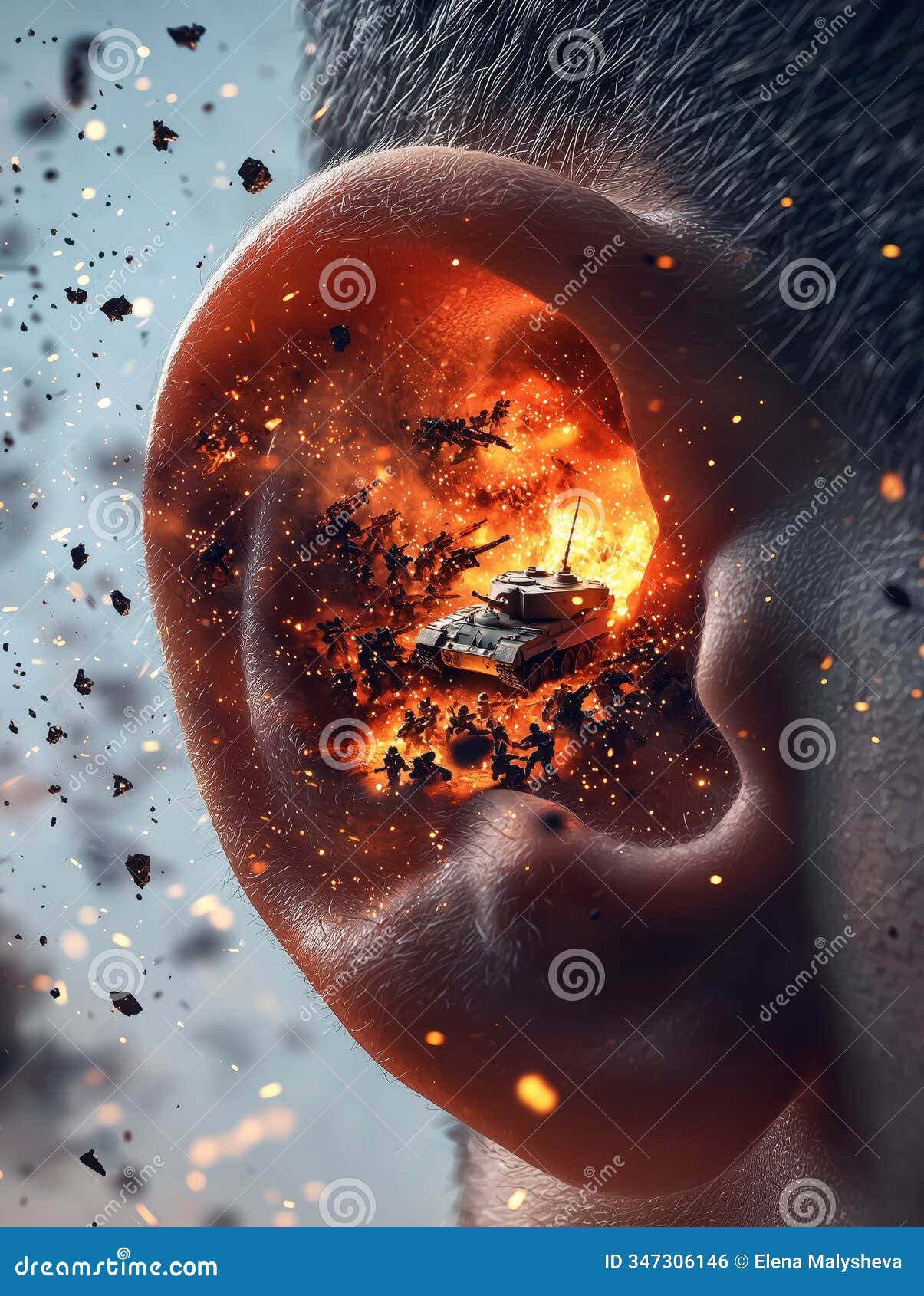 Discomfort Inside Human Mind - Pictured As Word Discomfort Inside A ...