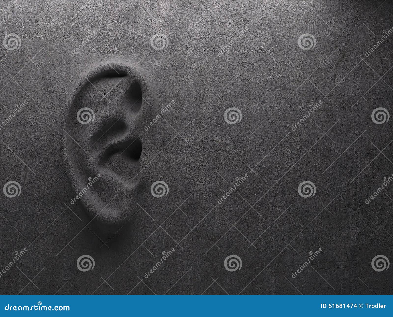 Ear on wall concept stock photo. Image of building, ears - 61681474