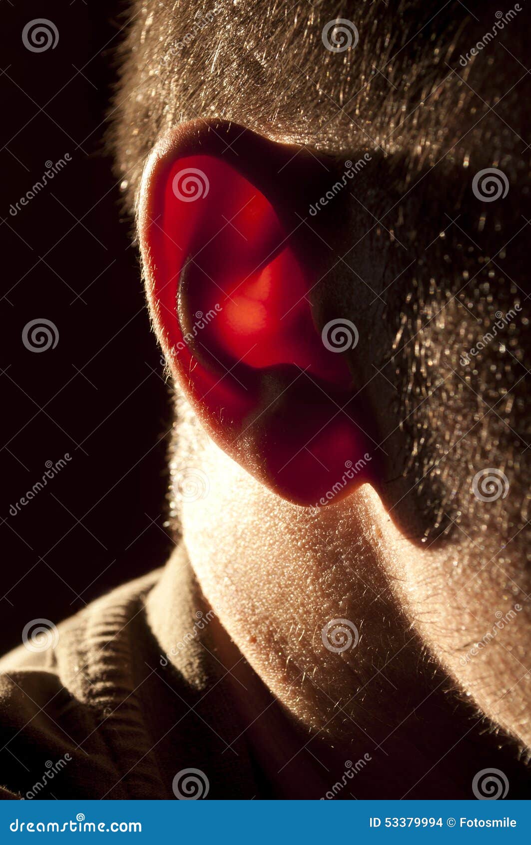 Ear stock photo. Image of ethnicity, shadow, adult, vertical - 53379994