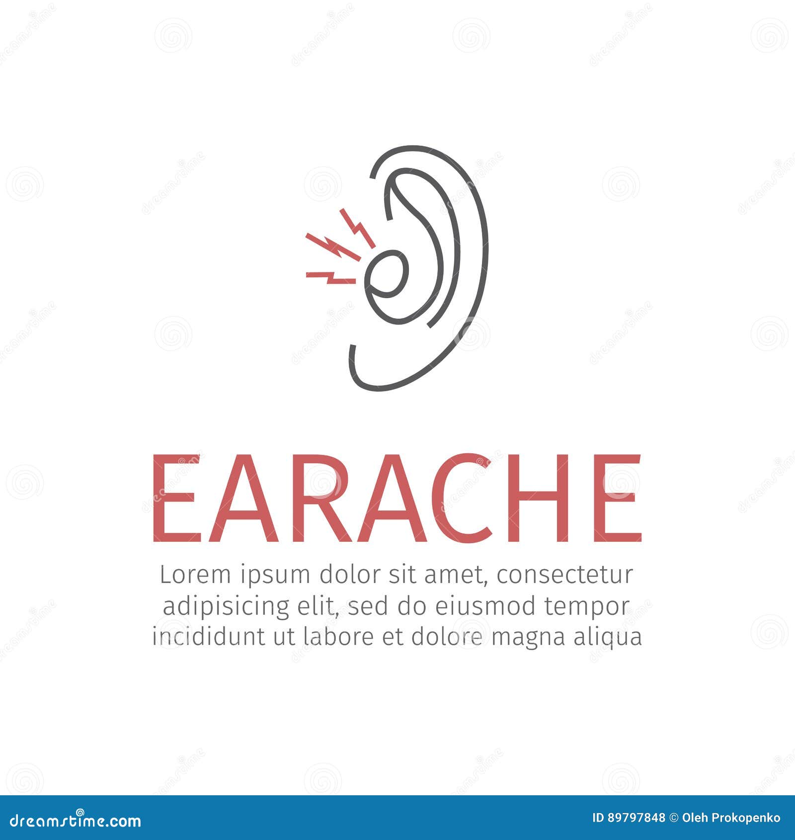 Earache Cartoon Vector | CartoonDealer.com #53691707