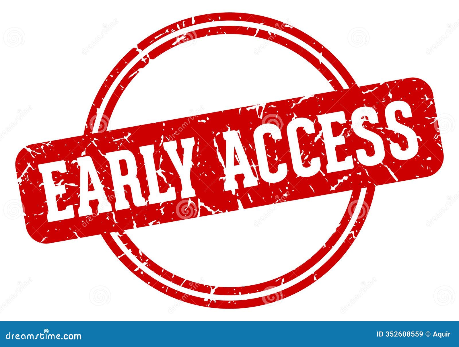 Early Access Stamp. Early Access Label On Transparent Background. Round ...