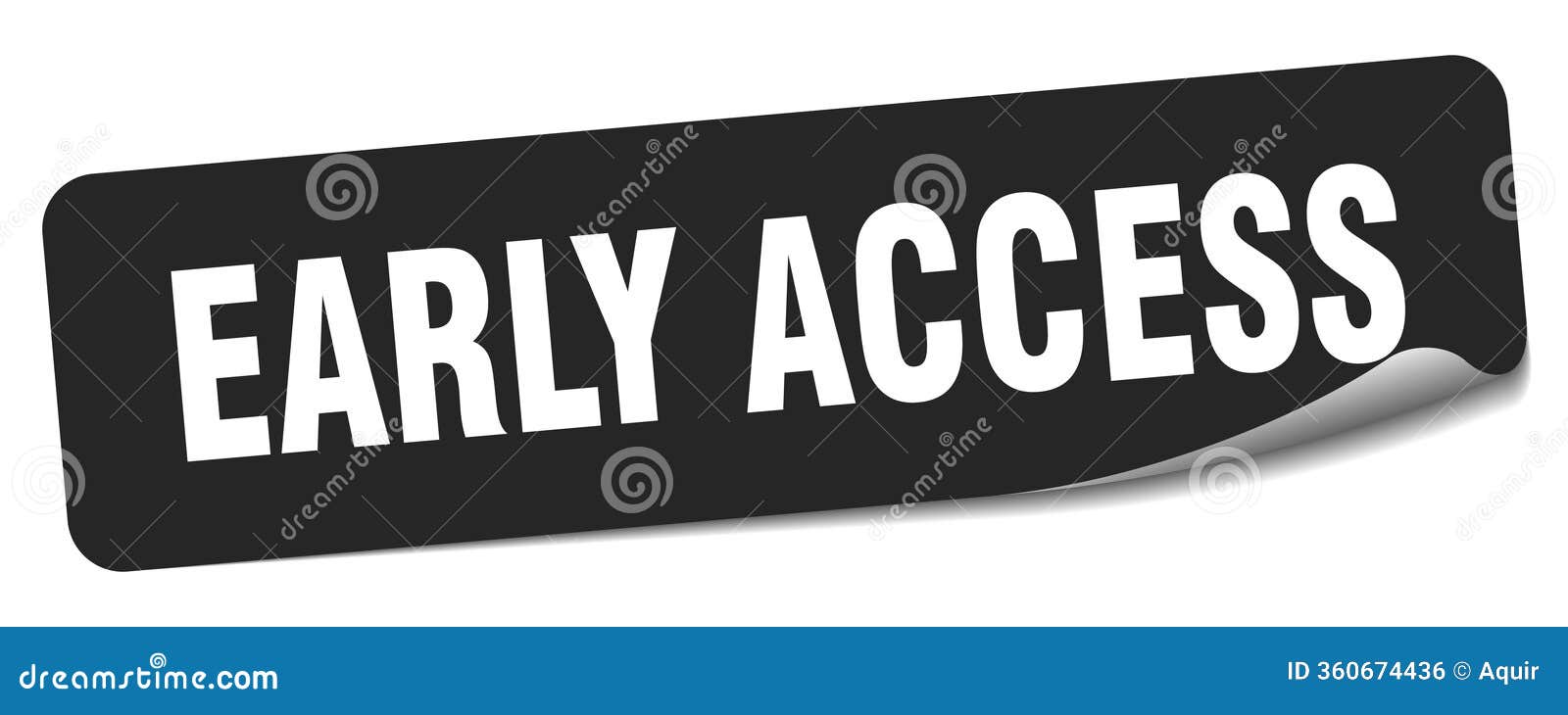 Early Access Stamp. Early Access Label On Transparent Background. Round ...