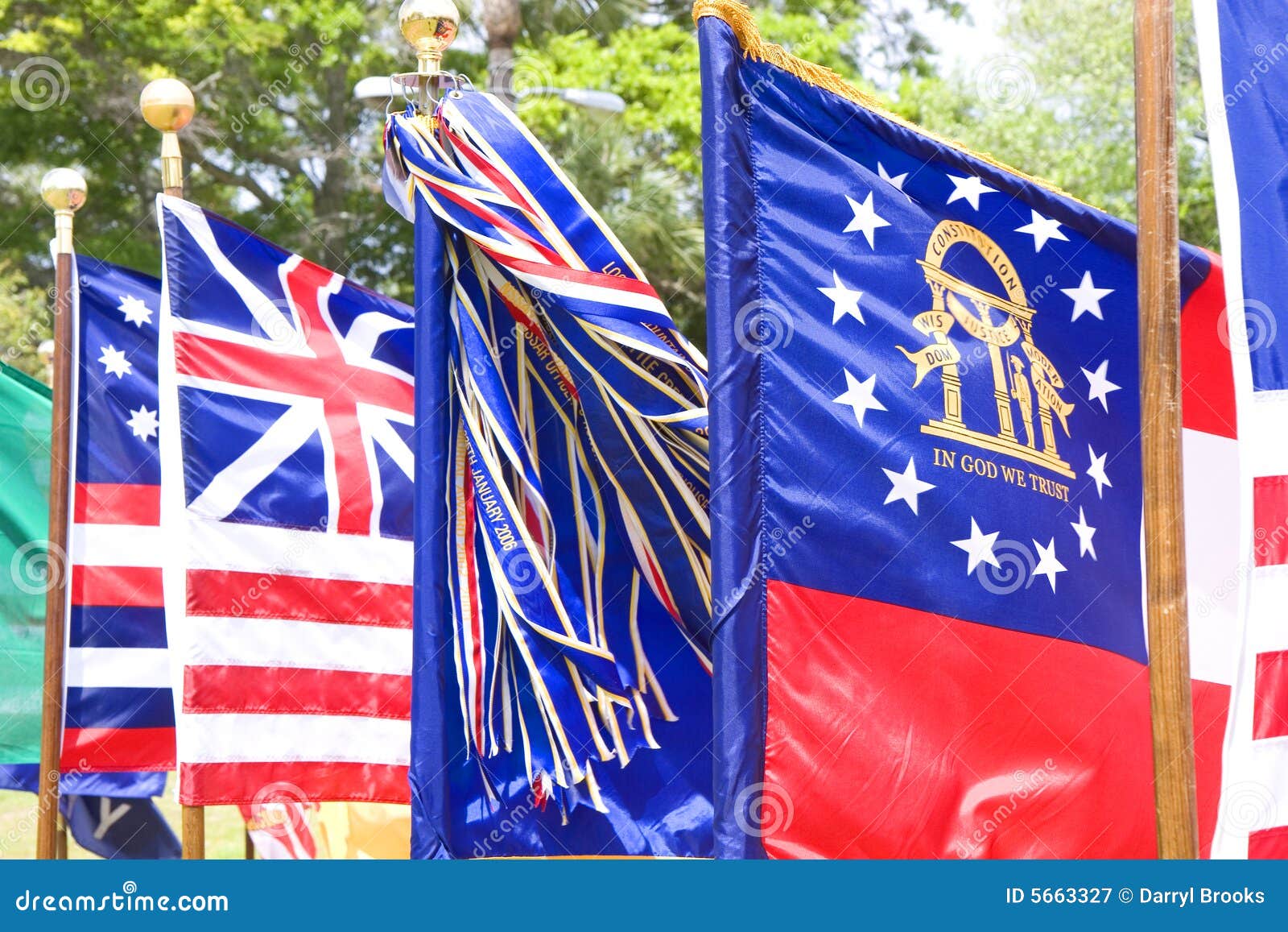 Early American Flags stock image. Image of historical - 5663327