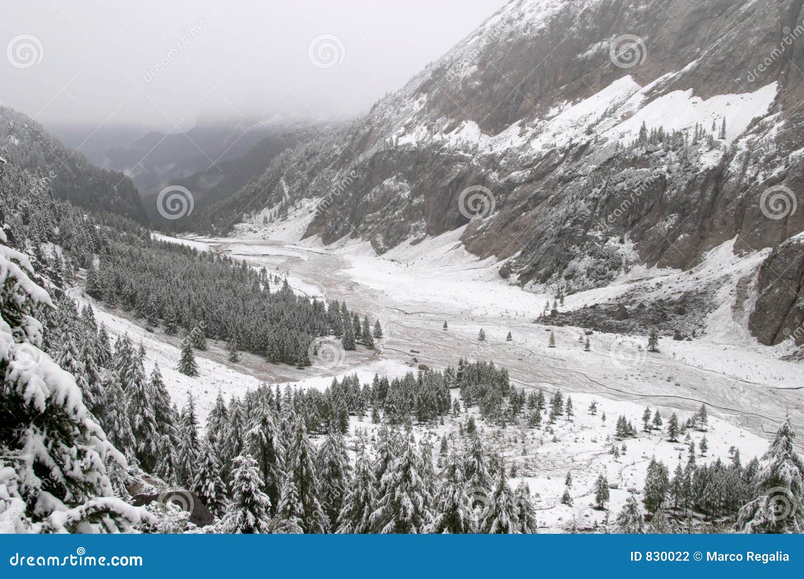 Early Autumn Snow in Dolomite Mountains Stock Photo - Image of cold ...
