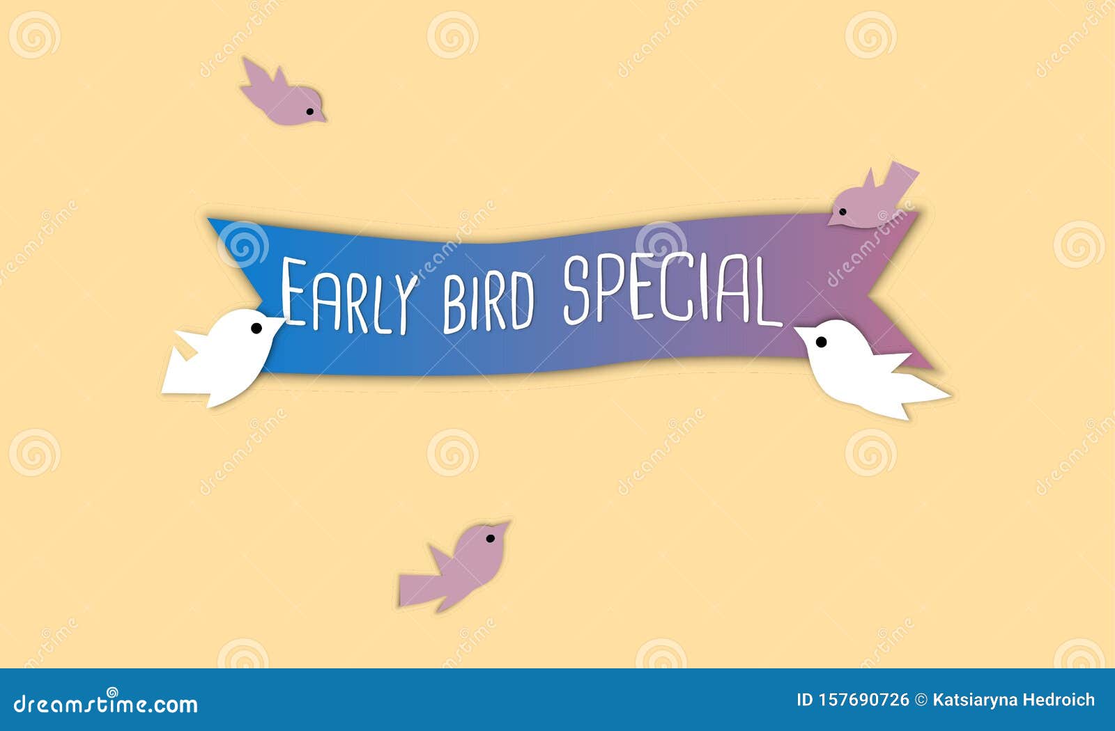 Early Bird Special Discount Sale Event Banner or Poster for Your ... Early Bird Special Discount Sale Event Banner or Poster for Your ...