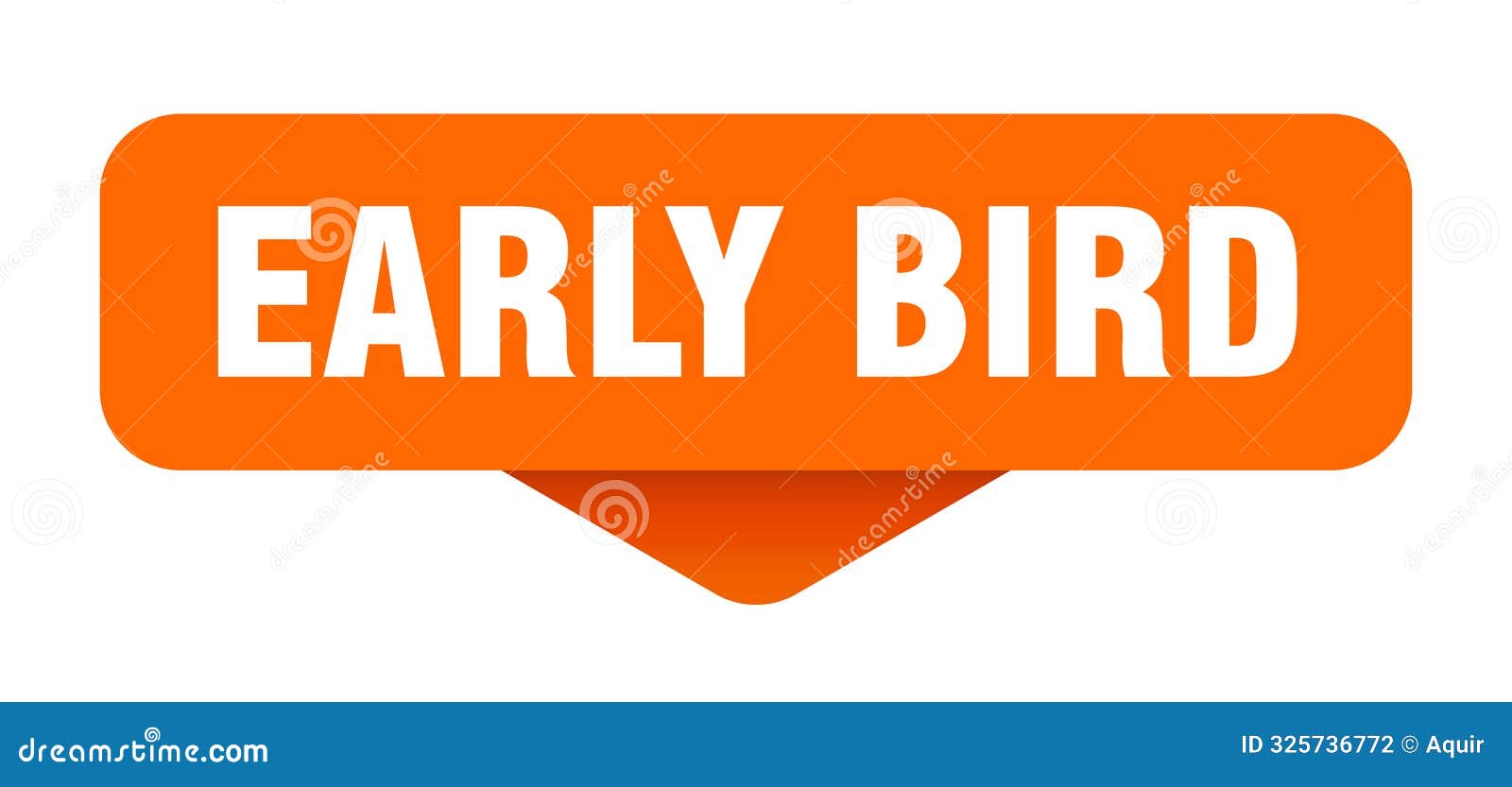 Early Bird Sticker. Early Bird Sign on Transparent Background Stock ...